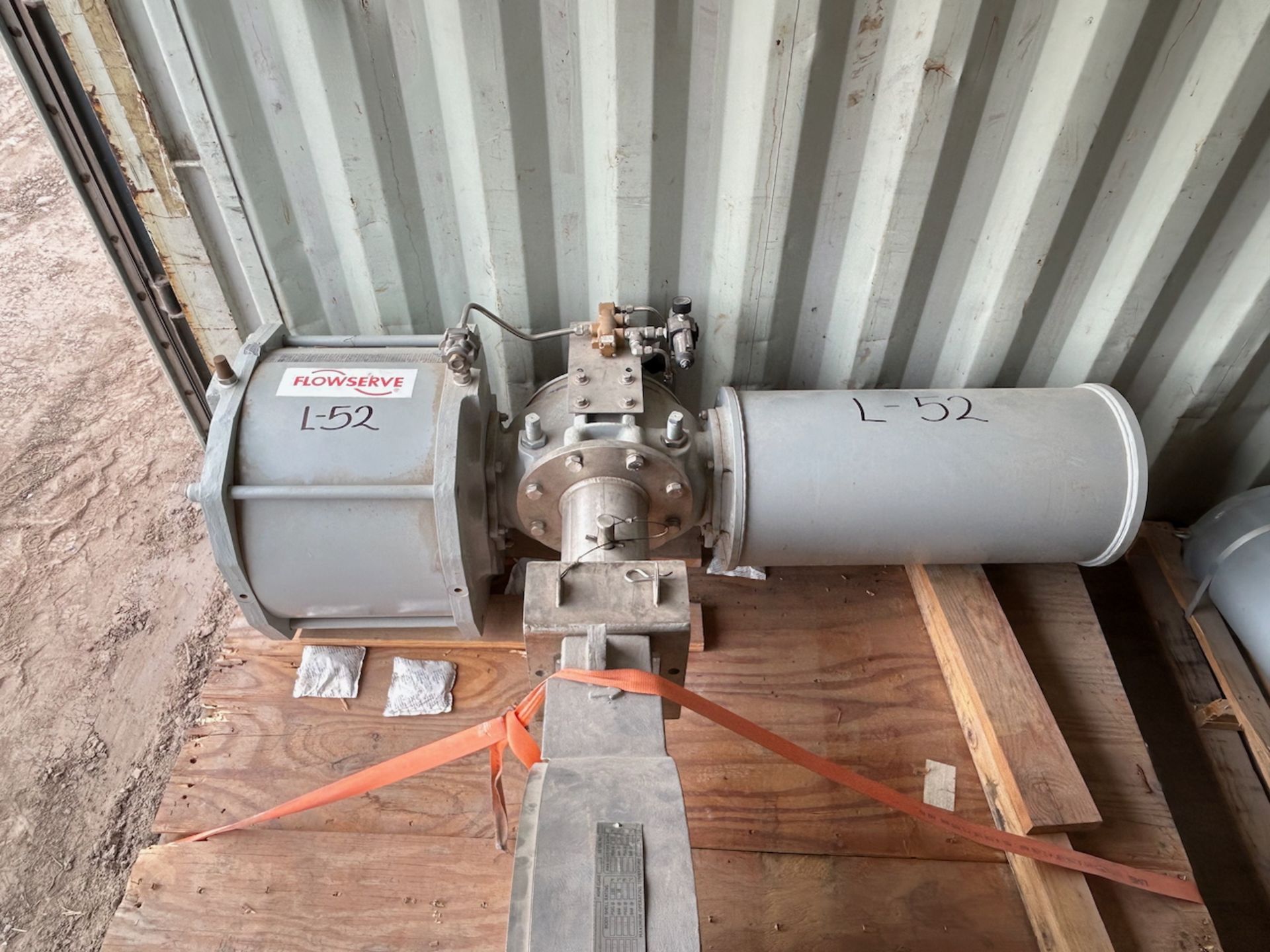 (NEW) Control Valve Mfr Quadrant Class 150, 30" Actuator Mfr Flowserve ...