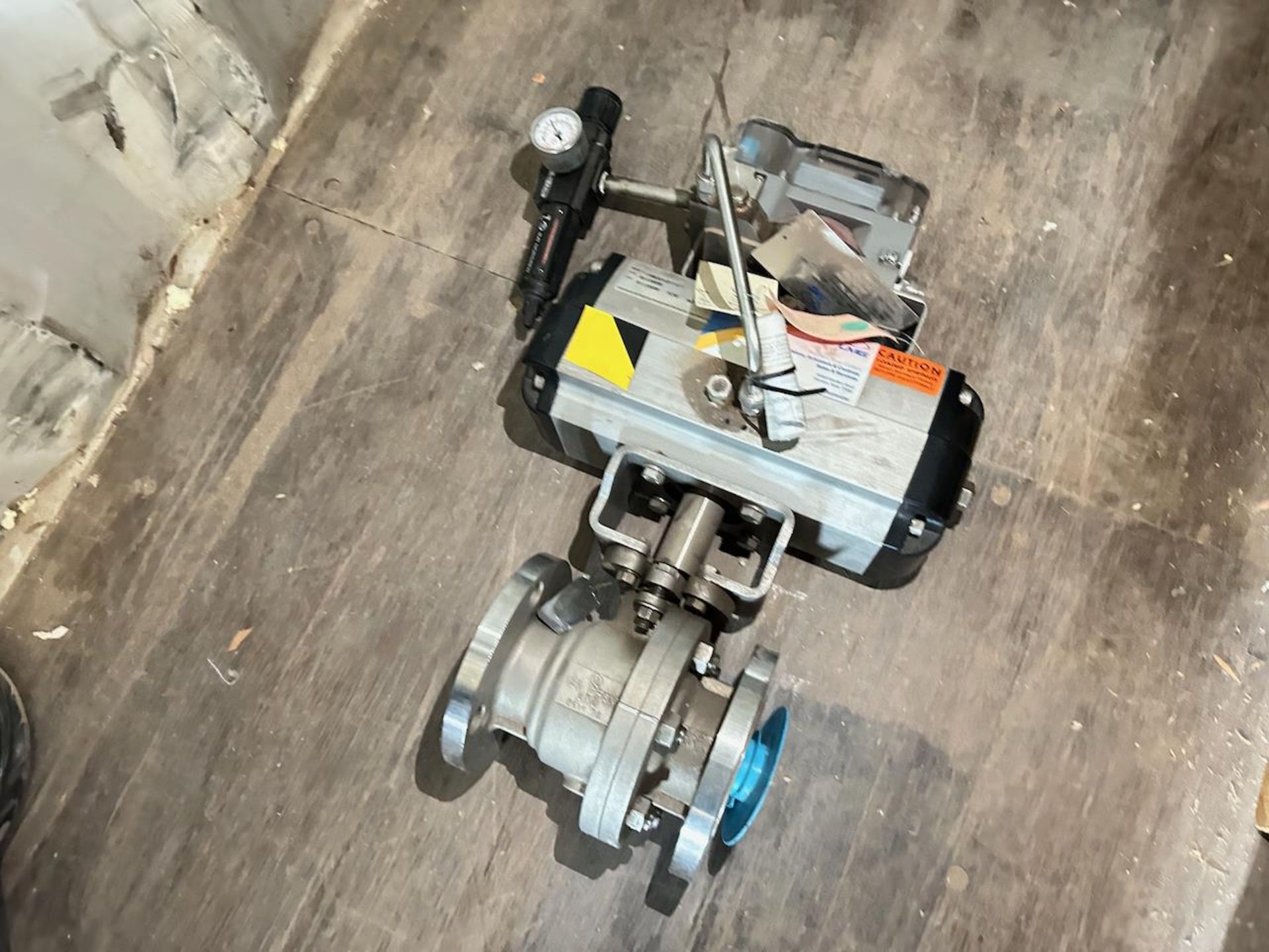 (NEW) 2 Control Valves Brand Quadrant Size 2" Ss316b 150 Lbs Actuator ...