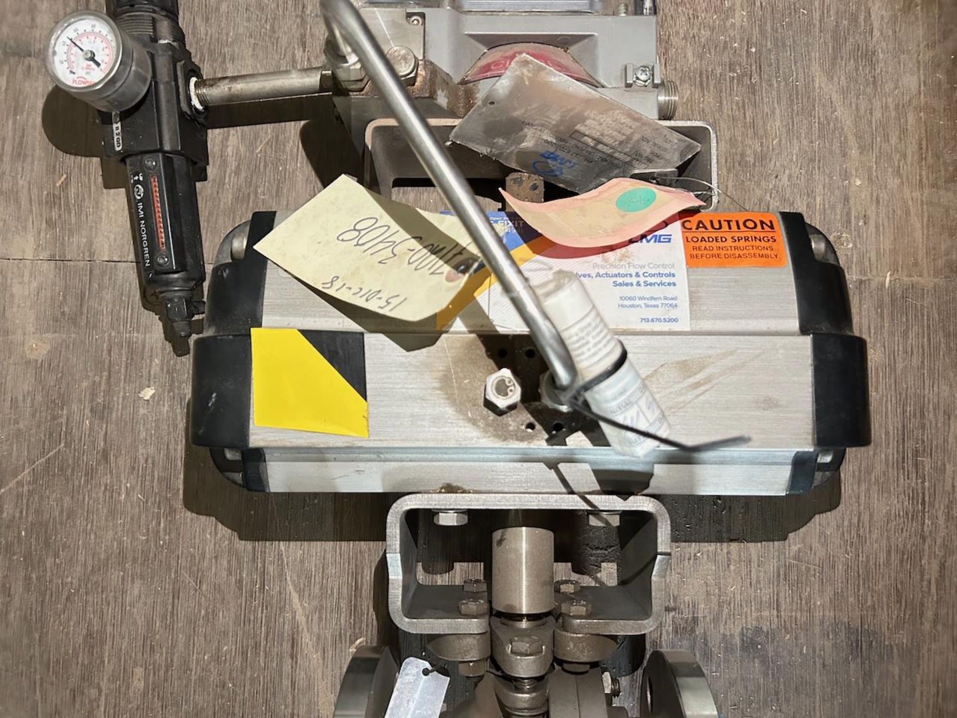 (NEW) 2 Control Valves Brand Quadrant Size 2" Ss316b 150 Lbs Actuator ...
