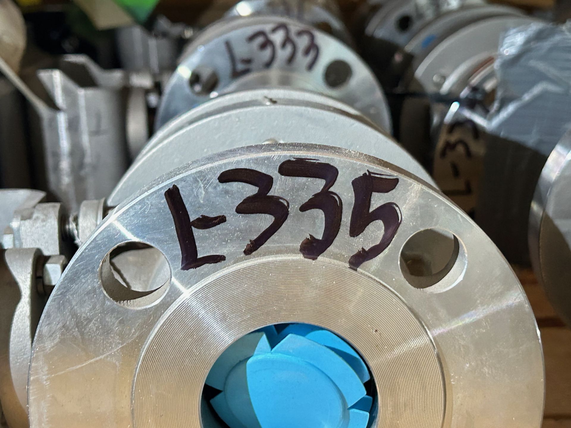 (NEW) 2 Control Valves Brand Quadrant Size 2" Ss316b 150 Lbs Actuator ...