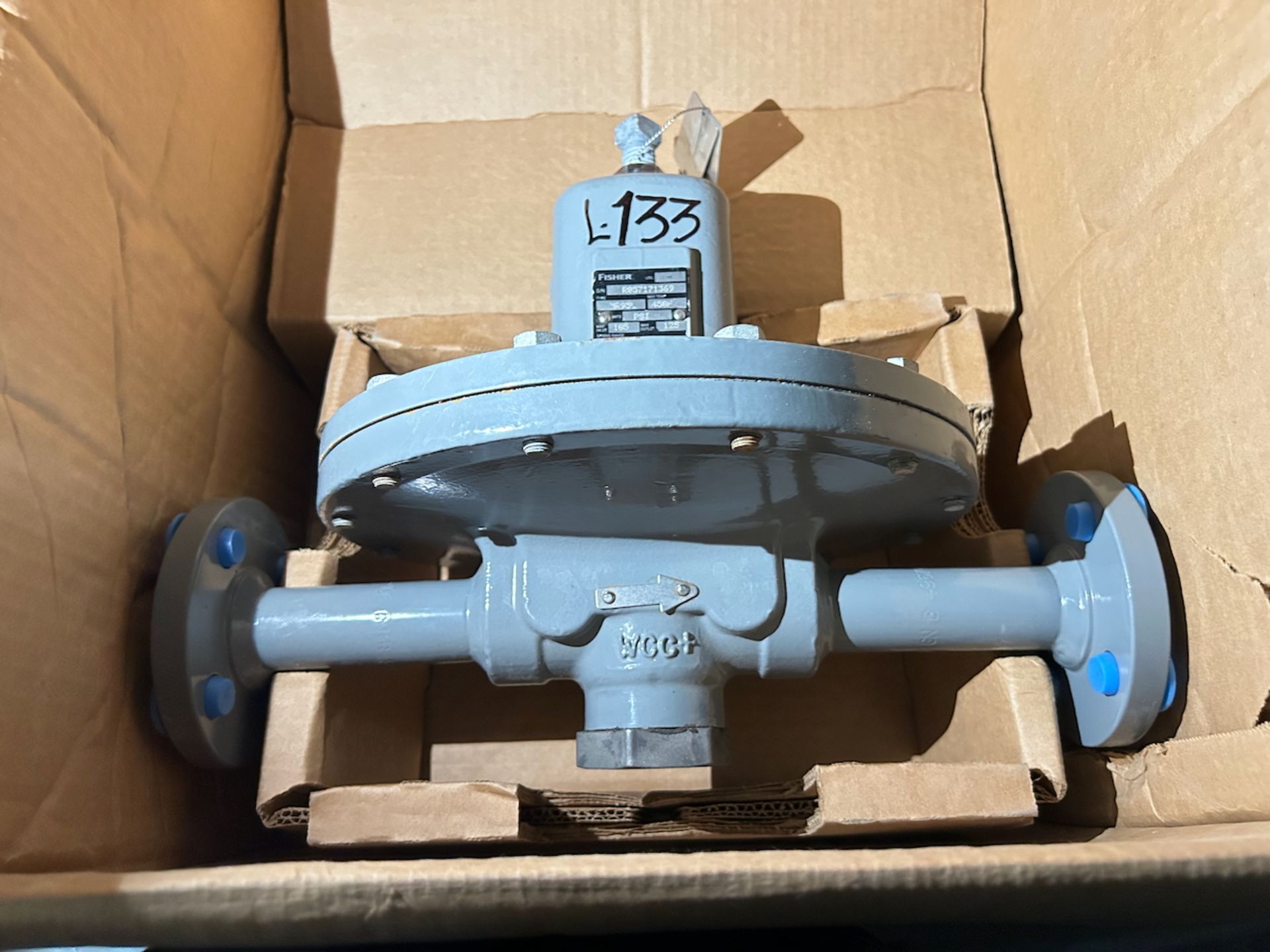 Pressure Regulator Size 1" Mca Fisher Type Mr95l Ser R057171369 Tag ...