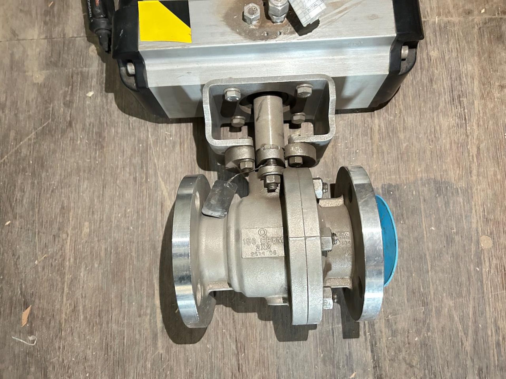 (NEW) 2 Control Valves Brand Quadrant Size 2" Ss316b 150 Lbs Actuator ...