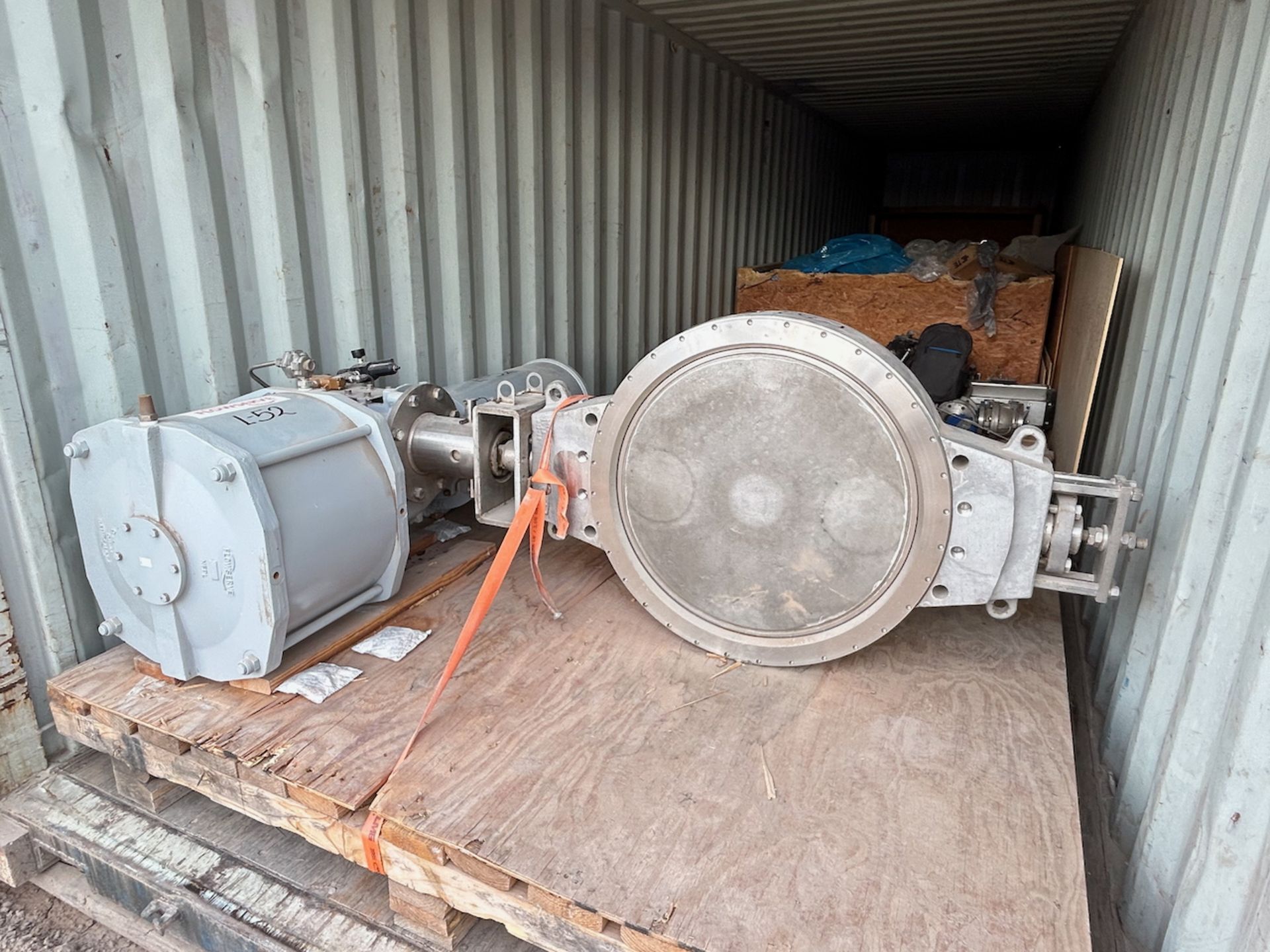 (NEW) Control Valve Mfr Quadrant Class 150, 30" Actuator Mfr Flowserve ...