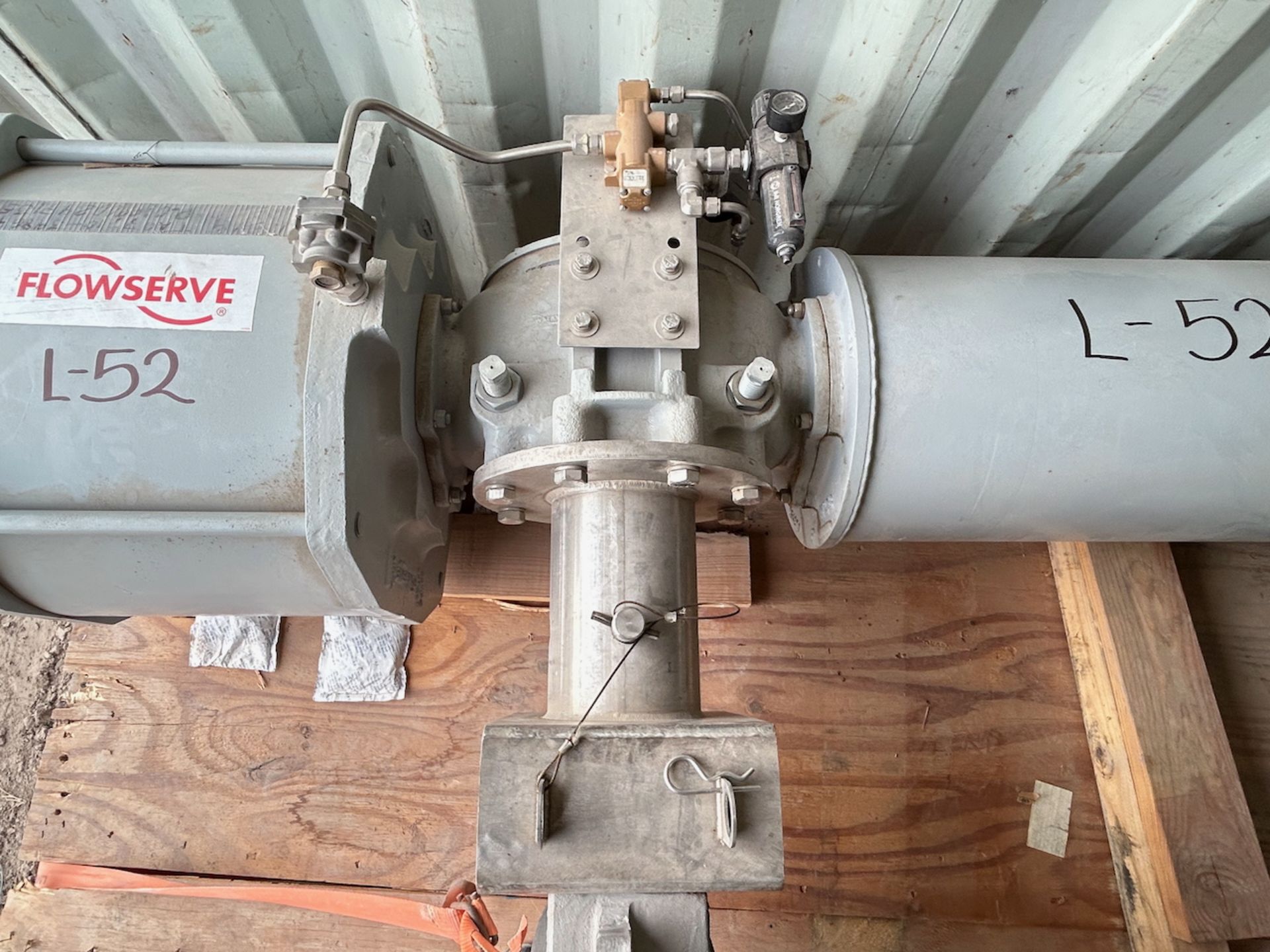 (NEW) Control Valve Mfr Quadrant Class 150, 30" Actuator Mfr Flowserve ...