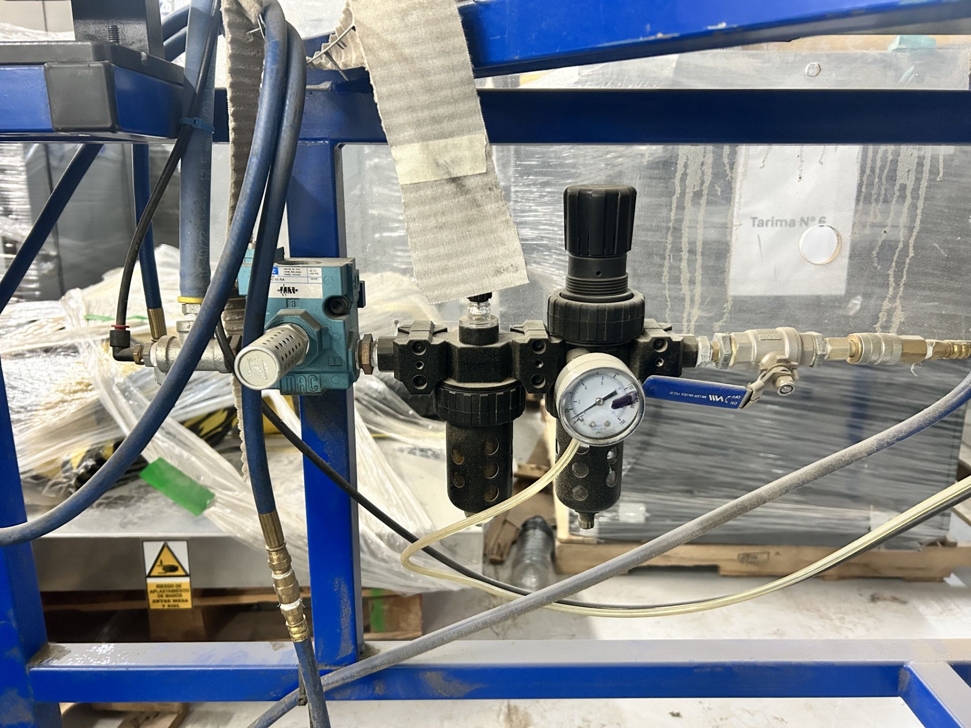 Lot of pneumatic riveter brand VERTEX model: VA0380, Series 0034 ...