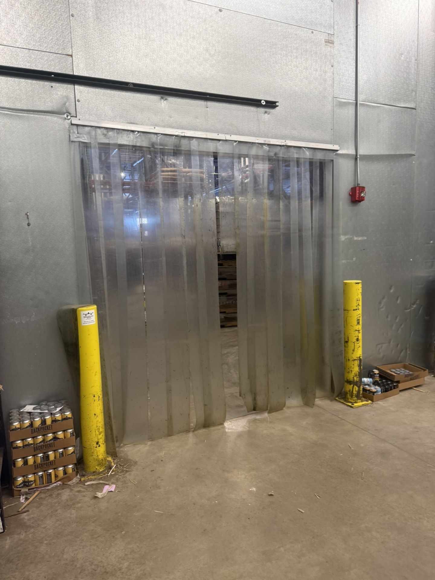 Drive In Cold Storage Room, Drive In Door Approx 8' W X 8' Tall ...