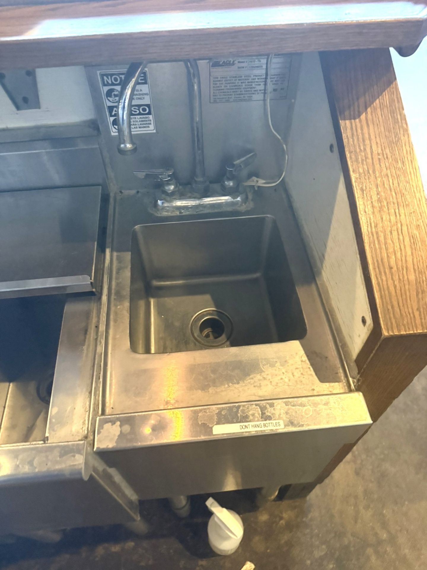 Krowne Model 18-1C Commercial bar Sink, Eagle Model HS12-19 Commercial ...
