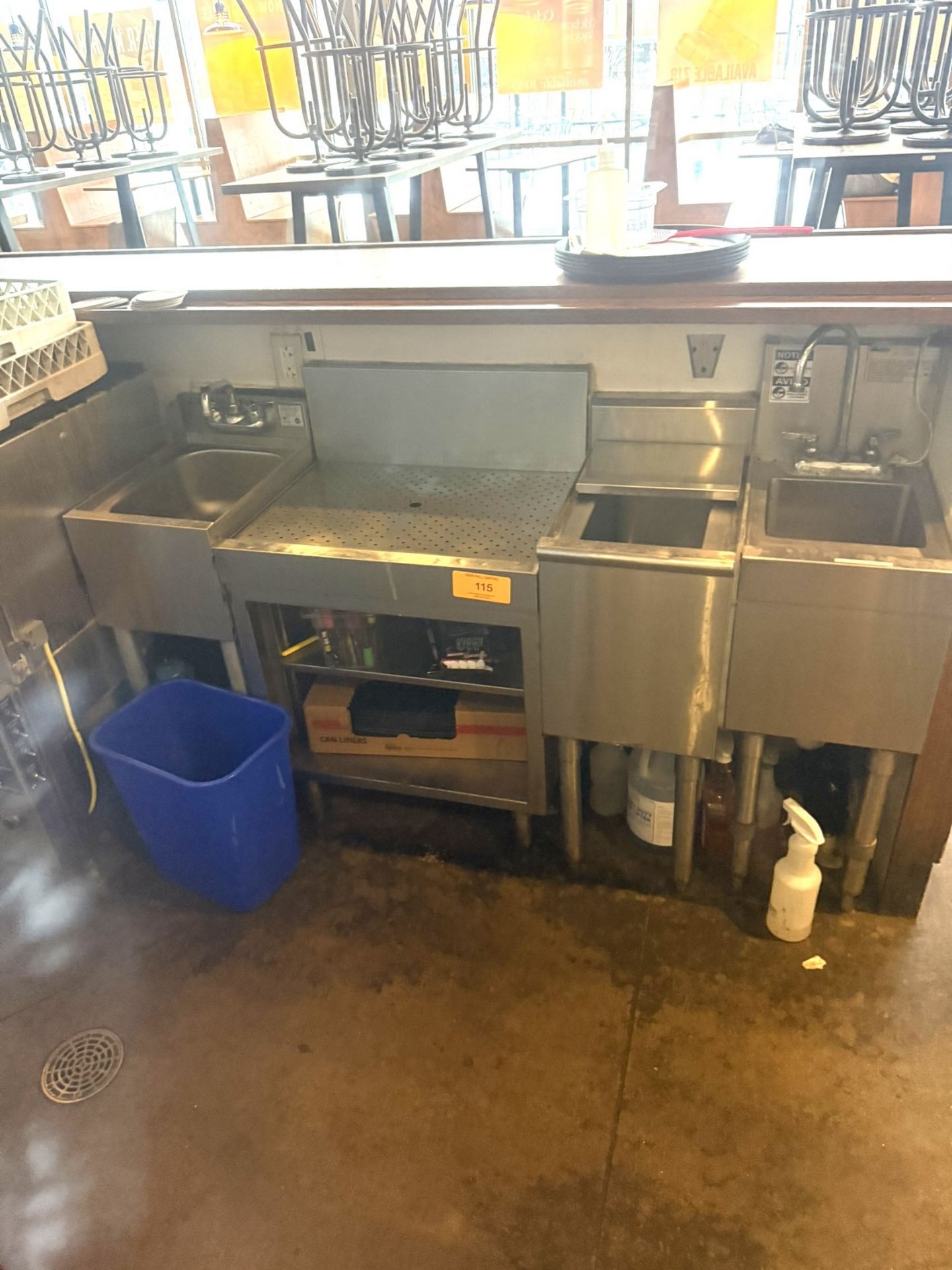 Krowne Model 18-1C Commercial bar Sink, Eagle Model HS12-19 Commercial ...