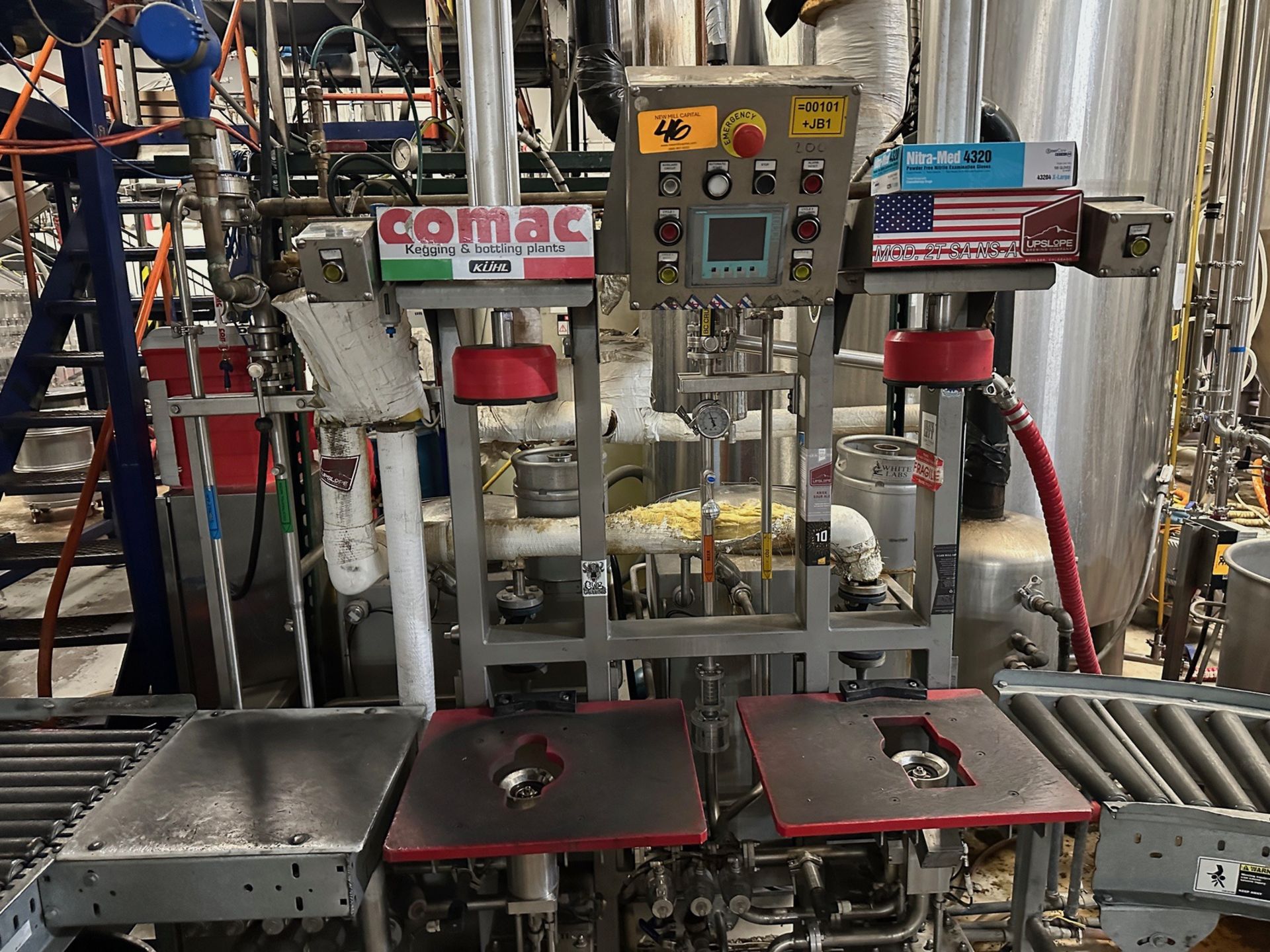 Comac Semi-Automatic Keg Washer and Filler MOD, Line 2TSA NS-A