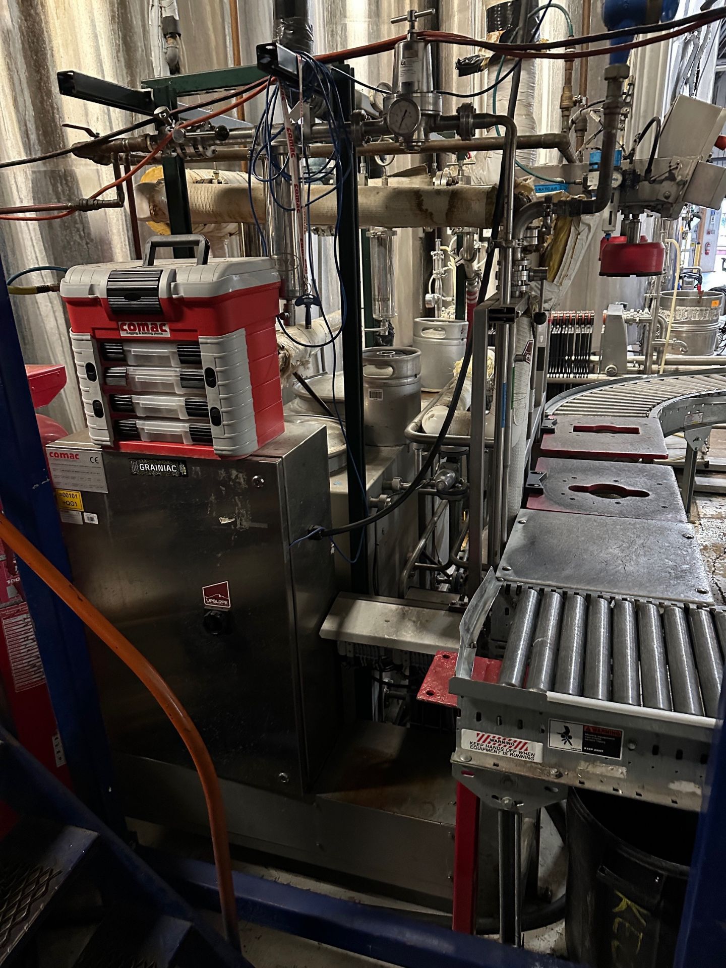 Comac Semi-Automatic Keg Washer and Filler MOD, Line 2TSA NS-A