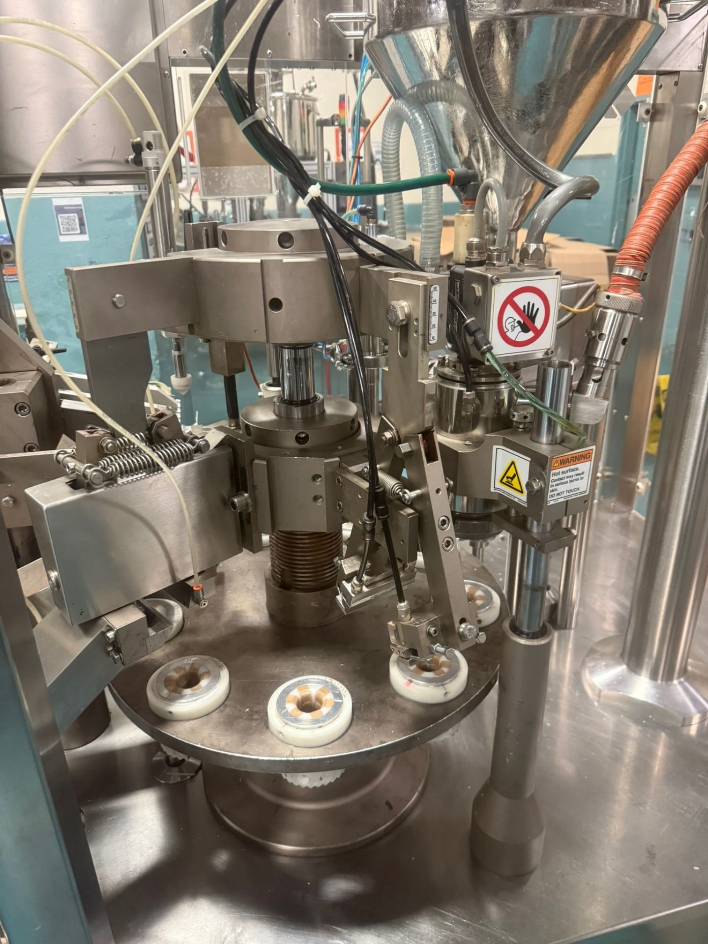 Romaco- Unipac Model U 2080 Tube Filling and Sealing Machine, 480 V, S ...