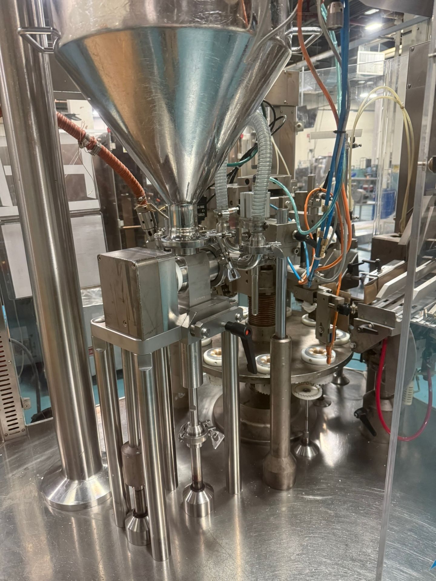 Romaco- Unipac Model U 2080 Tube Filling and Sealing Machine, 480 V, S ...