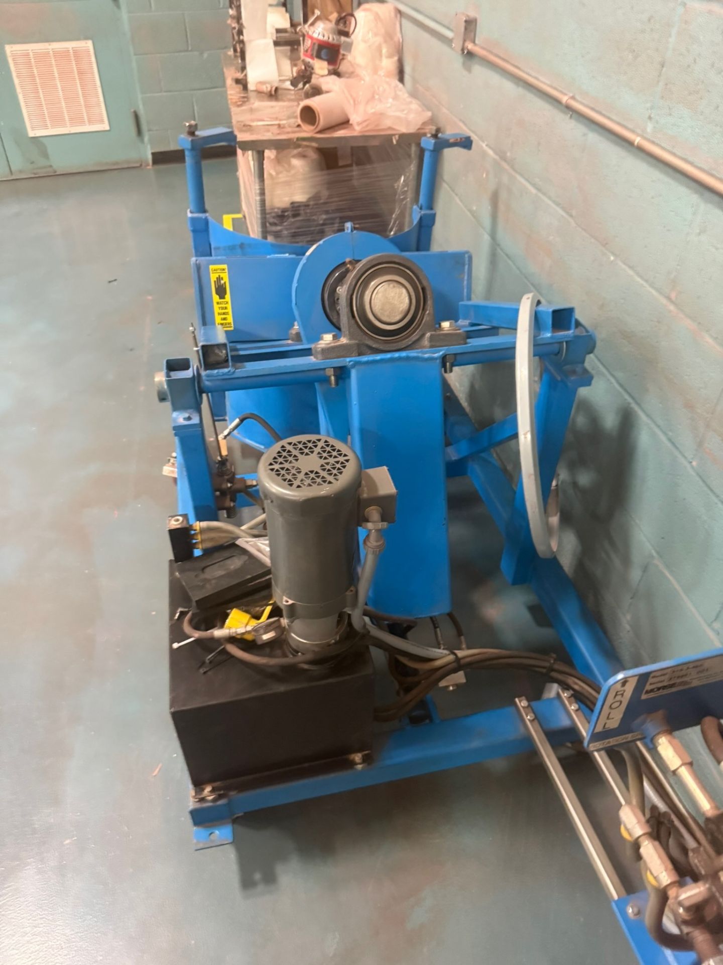 Morse Model 310-3-460 Tilt To Load Drum Tumbler, S/N: 279981-001