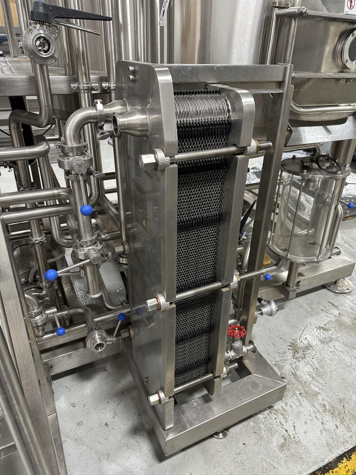 SS BREWTECH 10BBL DIRECT FIRED BREWHOUSE SYSTEM w/Mash Mixer & Rakes ...
