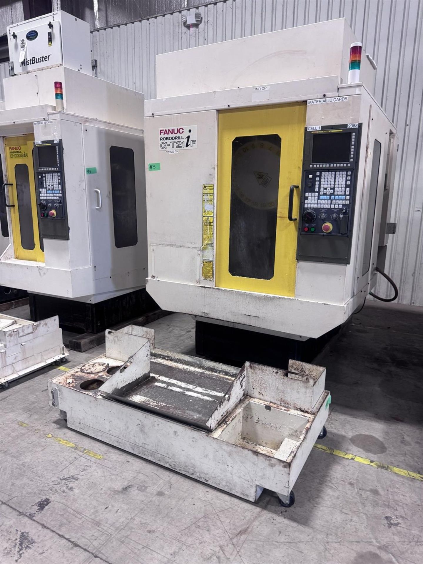 2008 FANUC Robodrill a-T21iF Machining, Drilling, & Tapping Center, s/n ...