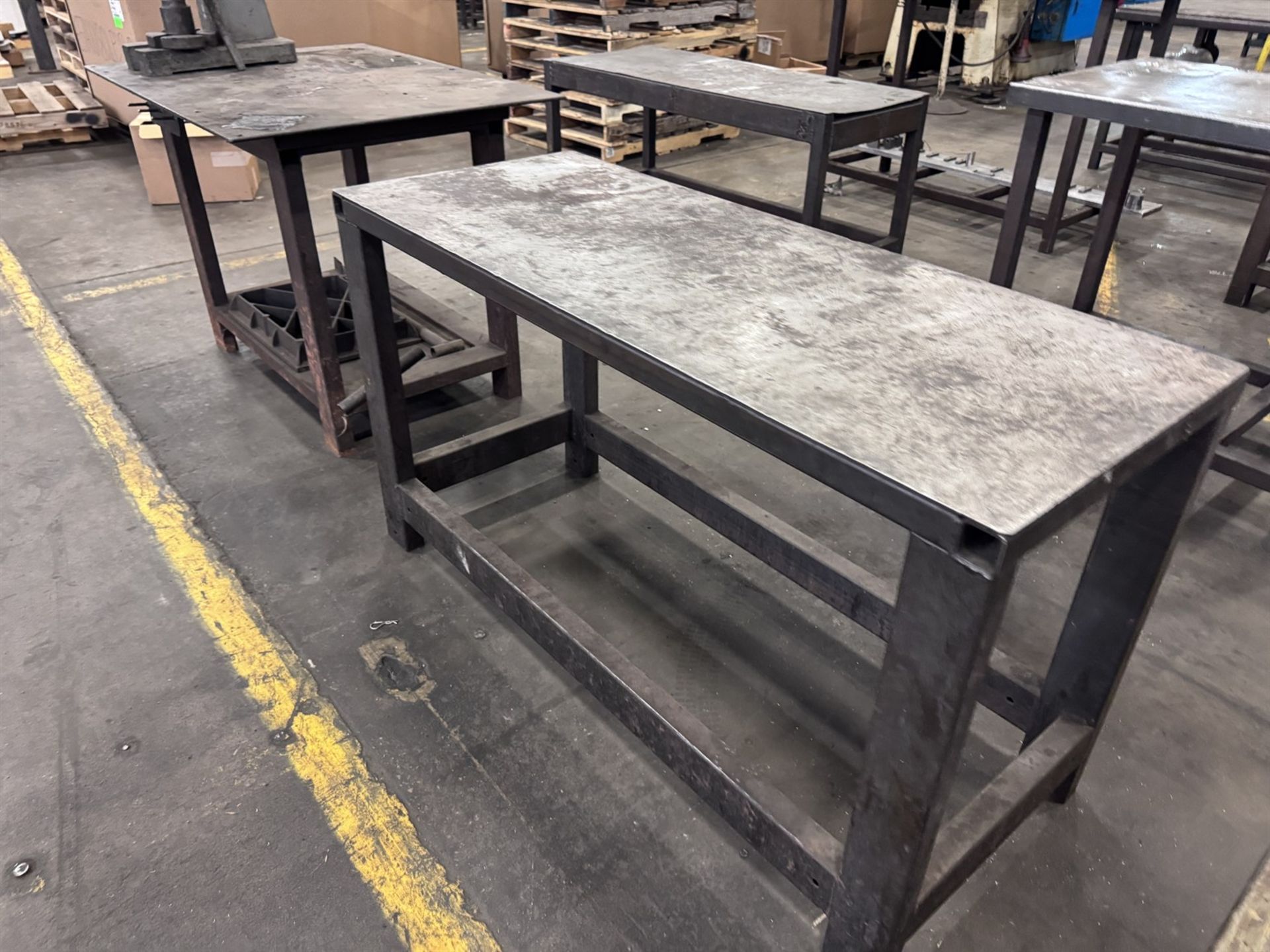 Lot of (5) Shop Tables