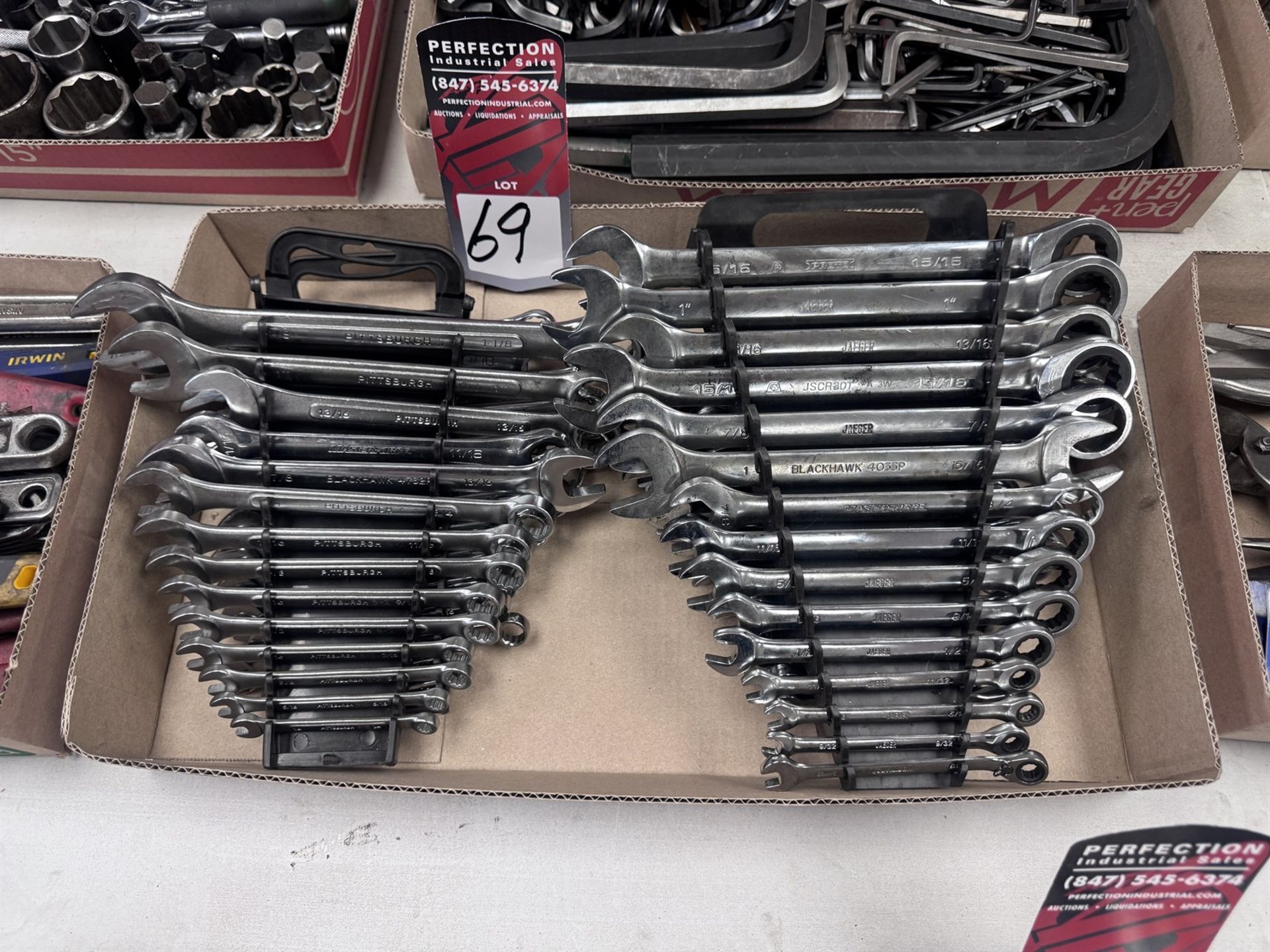 Lot of Assorted Combination Wrenches