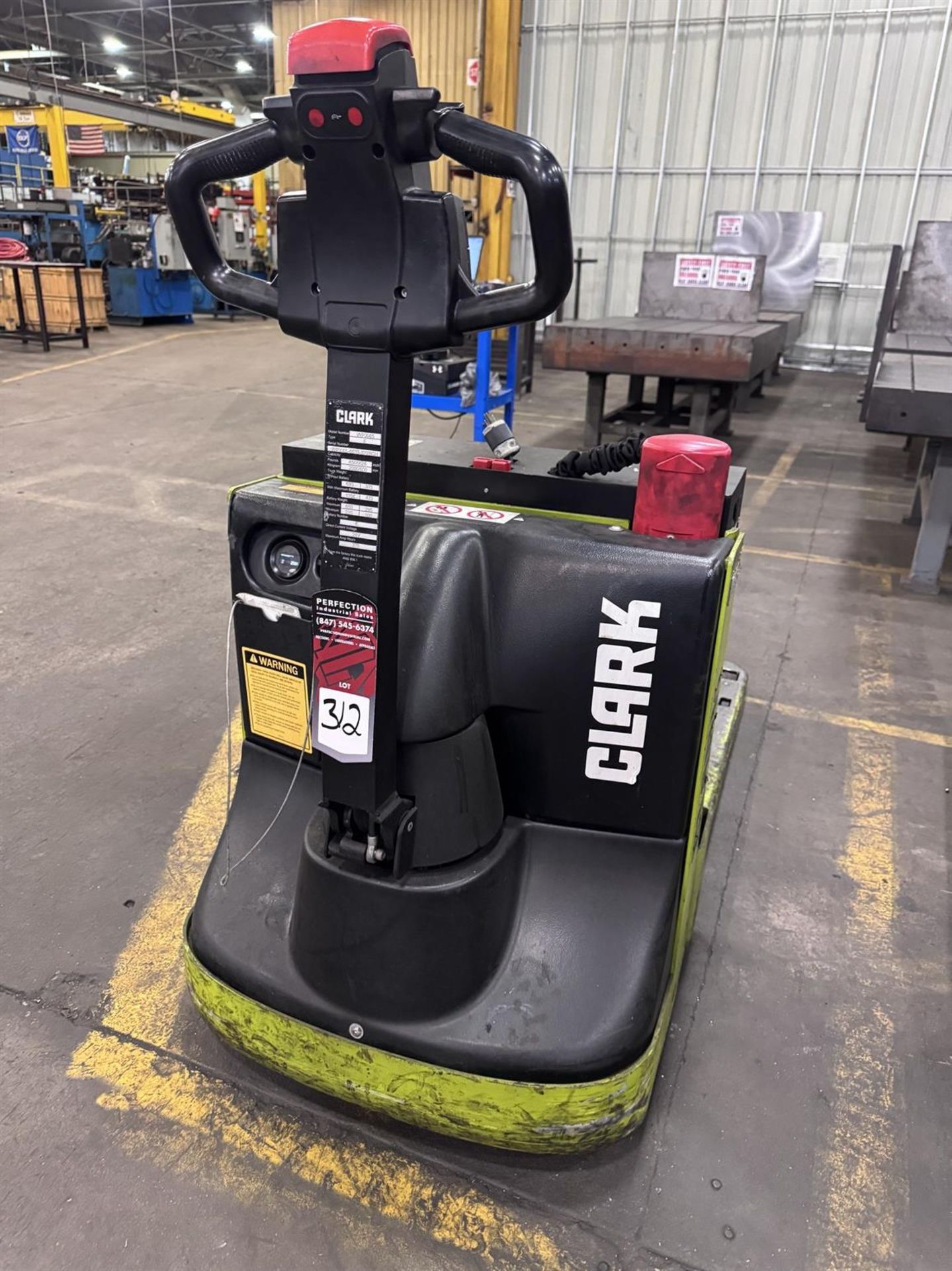 CLARK WPX45 Electric Pallet Jack, s/n WPX45-4639-8228CH, 4500 Lb. Capacity