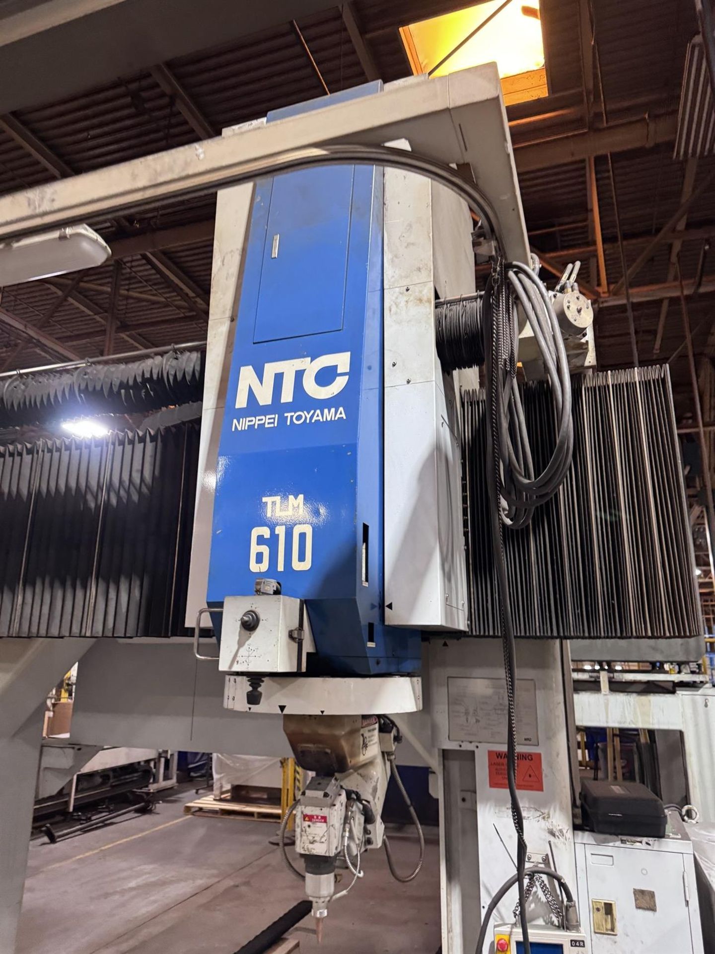 2006 NTC TLM-610 CWST 3300 Watt CNC 5-Axis Gantry Type Laser, s/n ...