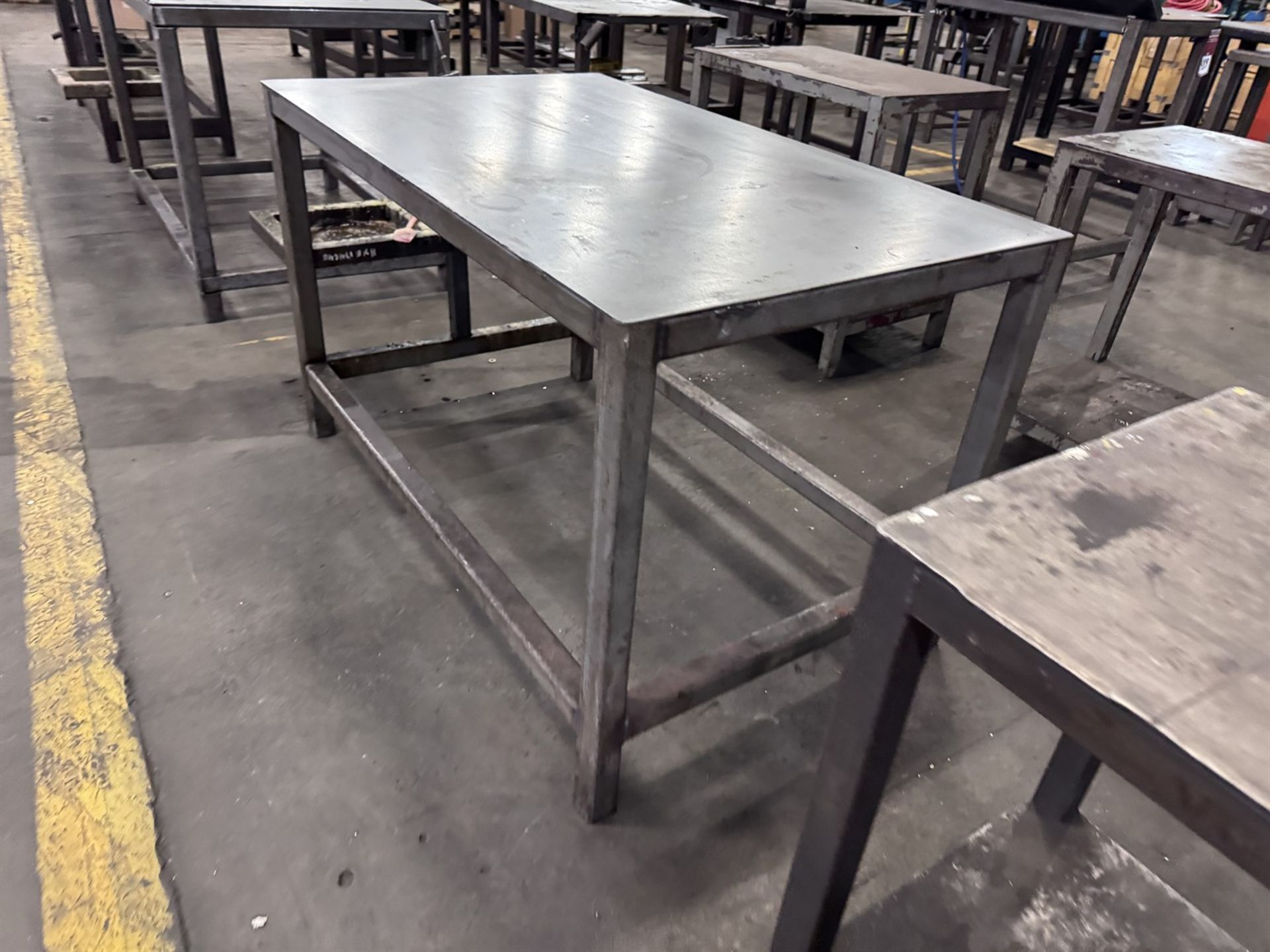 Lot of (5) Shop Tables