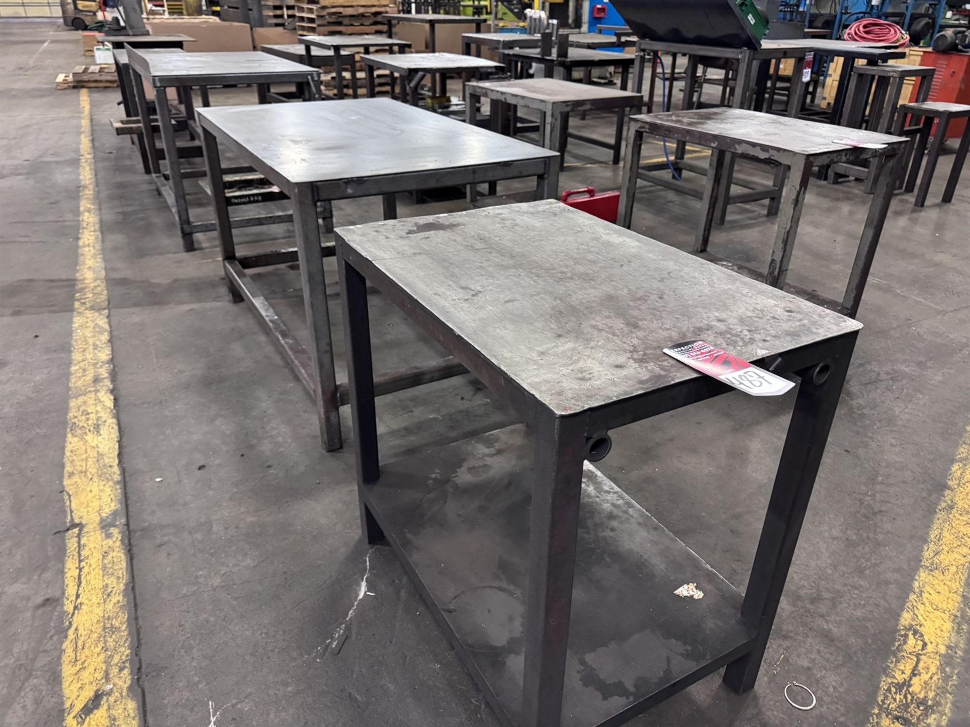 Lot of (5) Shop Tables