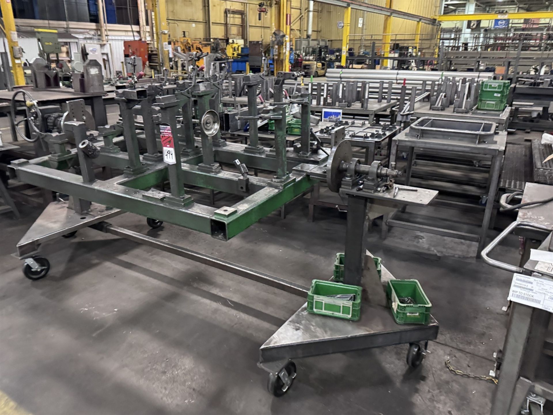Lot of Misc. Fixtures, Shop Carts and Tables