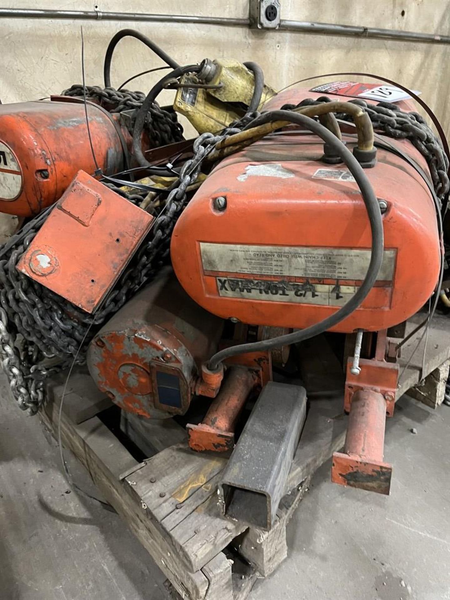 Lot of Damaged Hoists for Parts