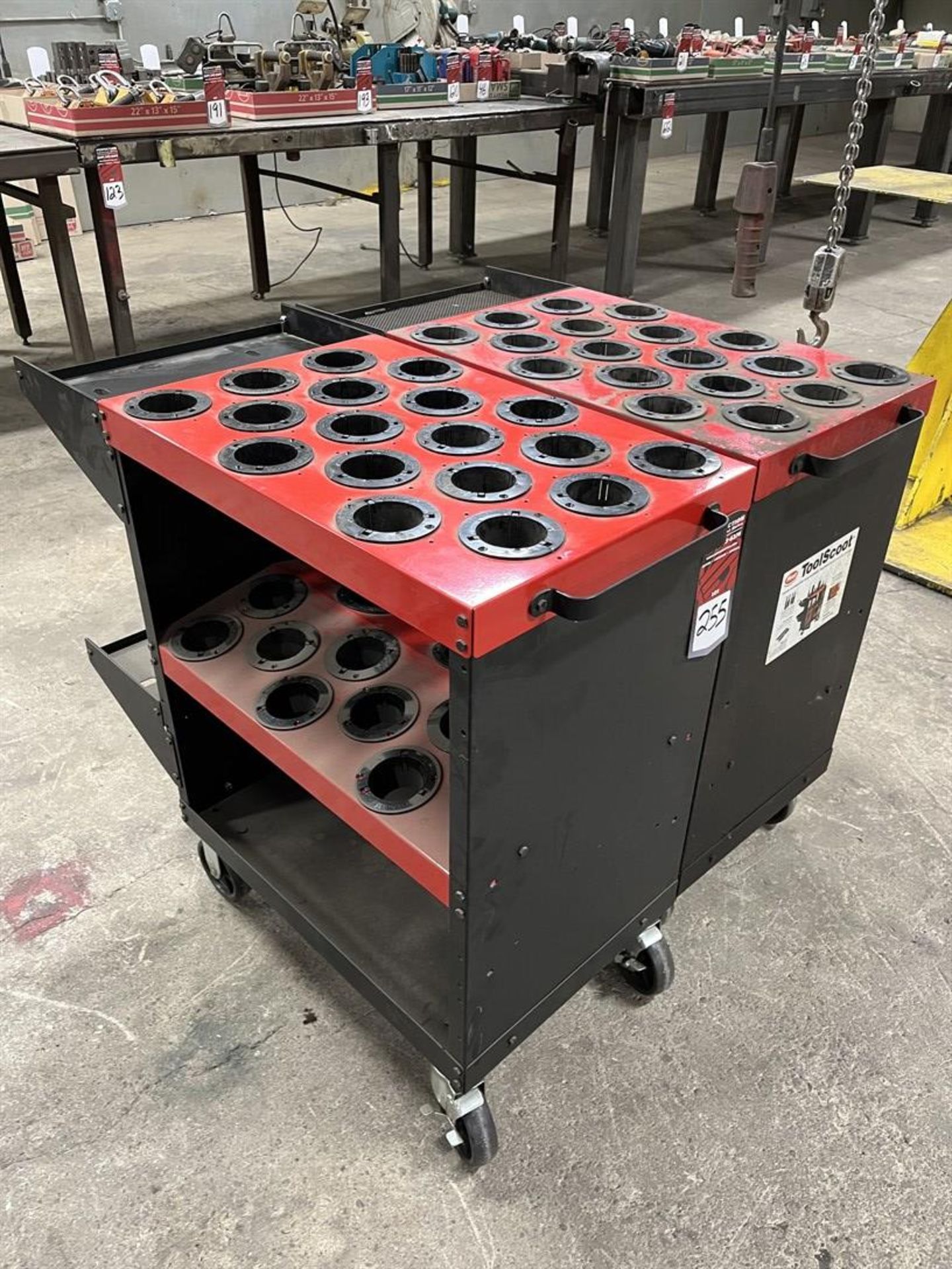 Lot of (2) CAT 50 Tools Carts