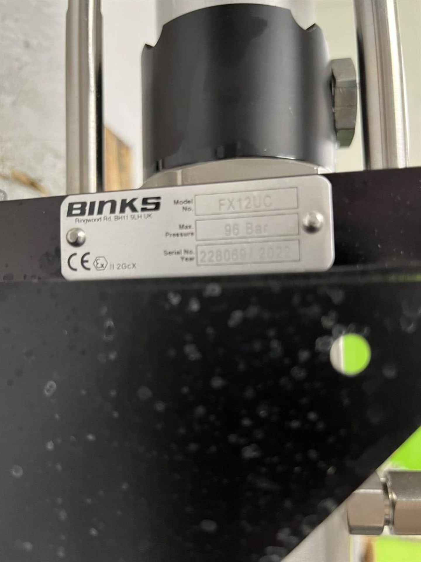 BINKS FX12UC Pneumatic Pump s/n 228069/2022