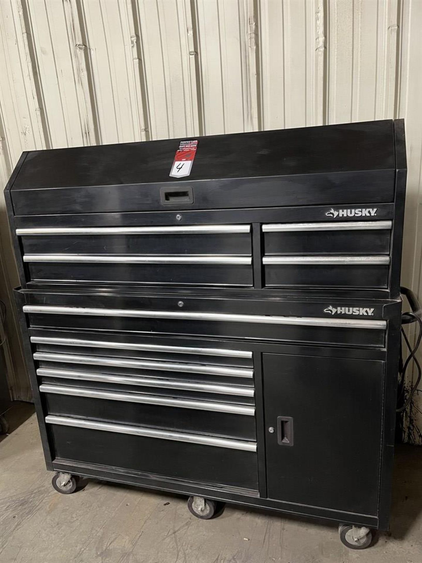 HUSKY 10 Drawer Tool Box w/ Cabinet