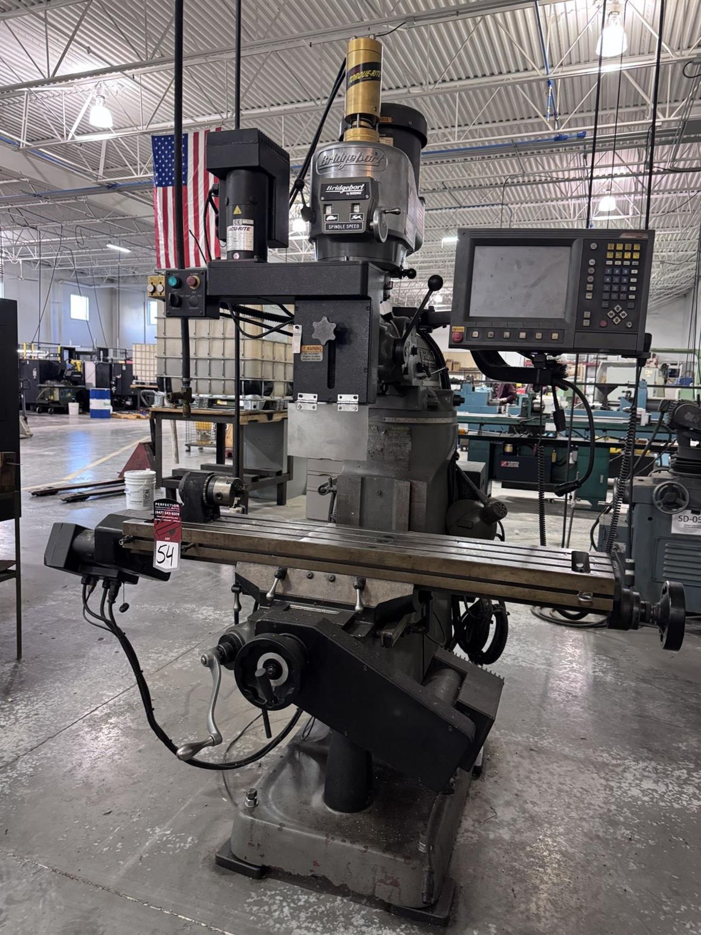 BRIDGEPORT HARDINGE EZ Plus Milling Machine, s/n HDNG2886MP, EZ Plus ...