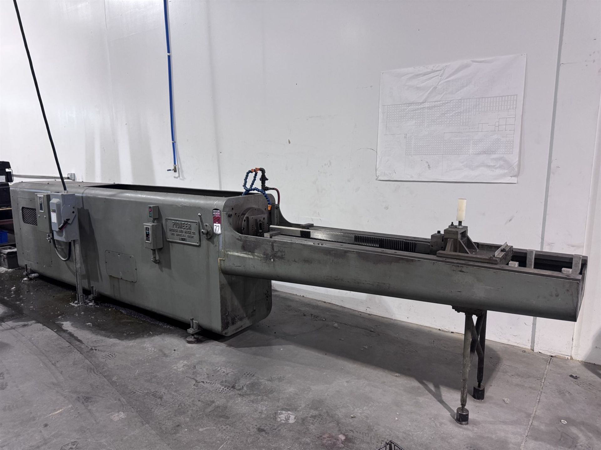 PIONEER H-1560A Horizontal Broach, s/n A-1619, 15 Ton Capacity, 60” Max ...