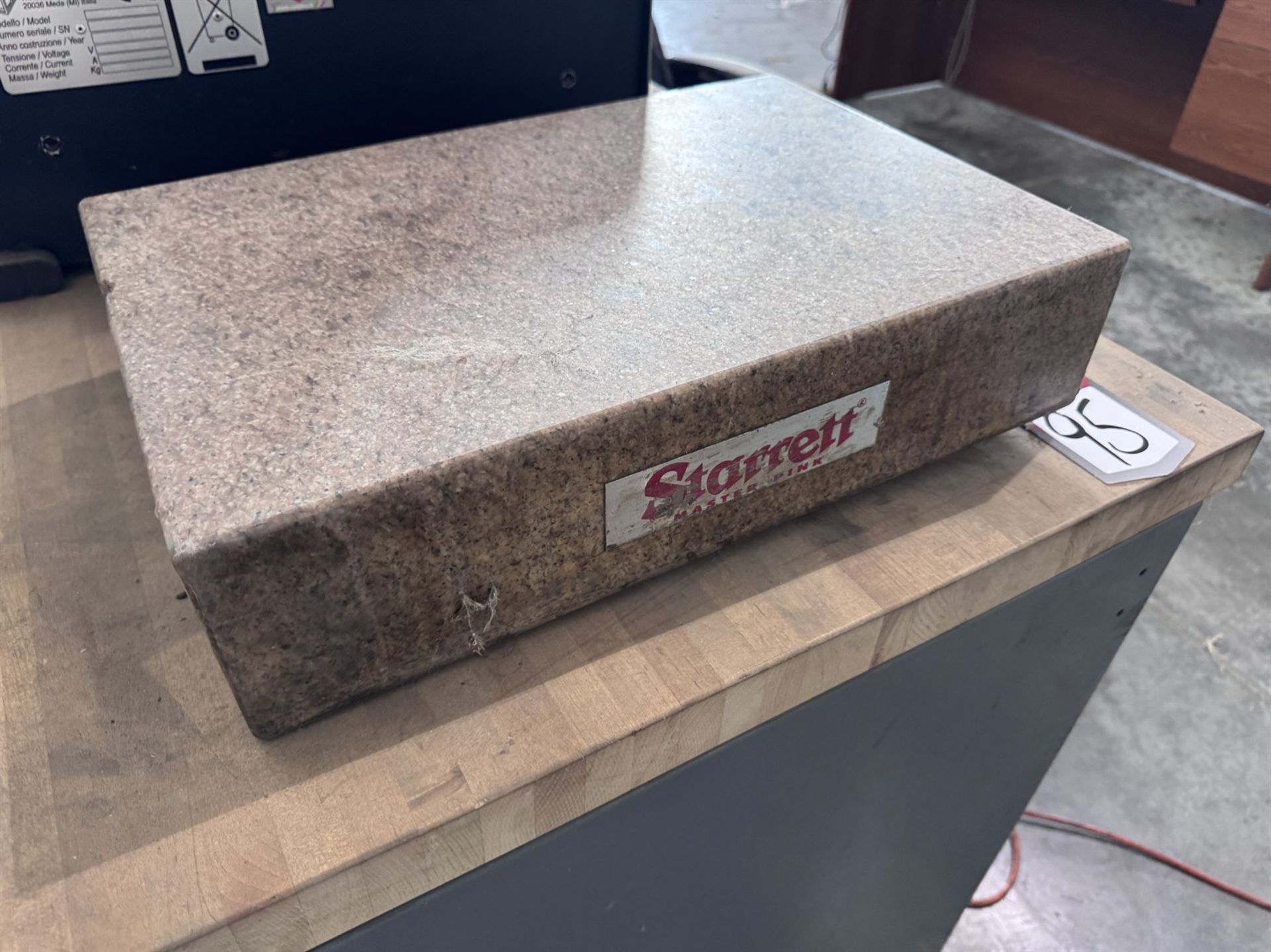 STARRETT Granite Surface Plate, 12" x 18" x 4"