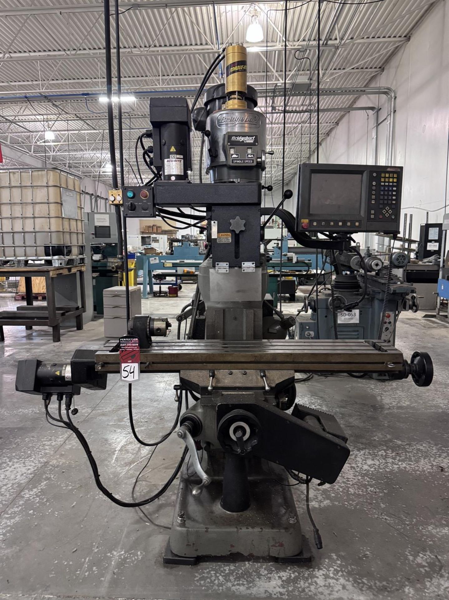 BRIDGEPORT HARDINGE EZ Plus Milling Machine, s/n HDNG2886MP, EZ Plus ...
