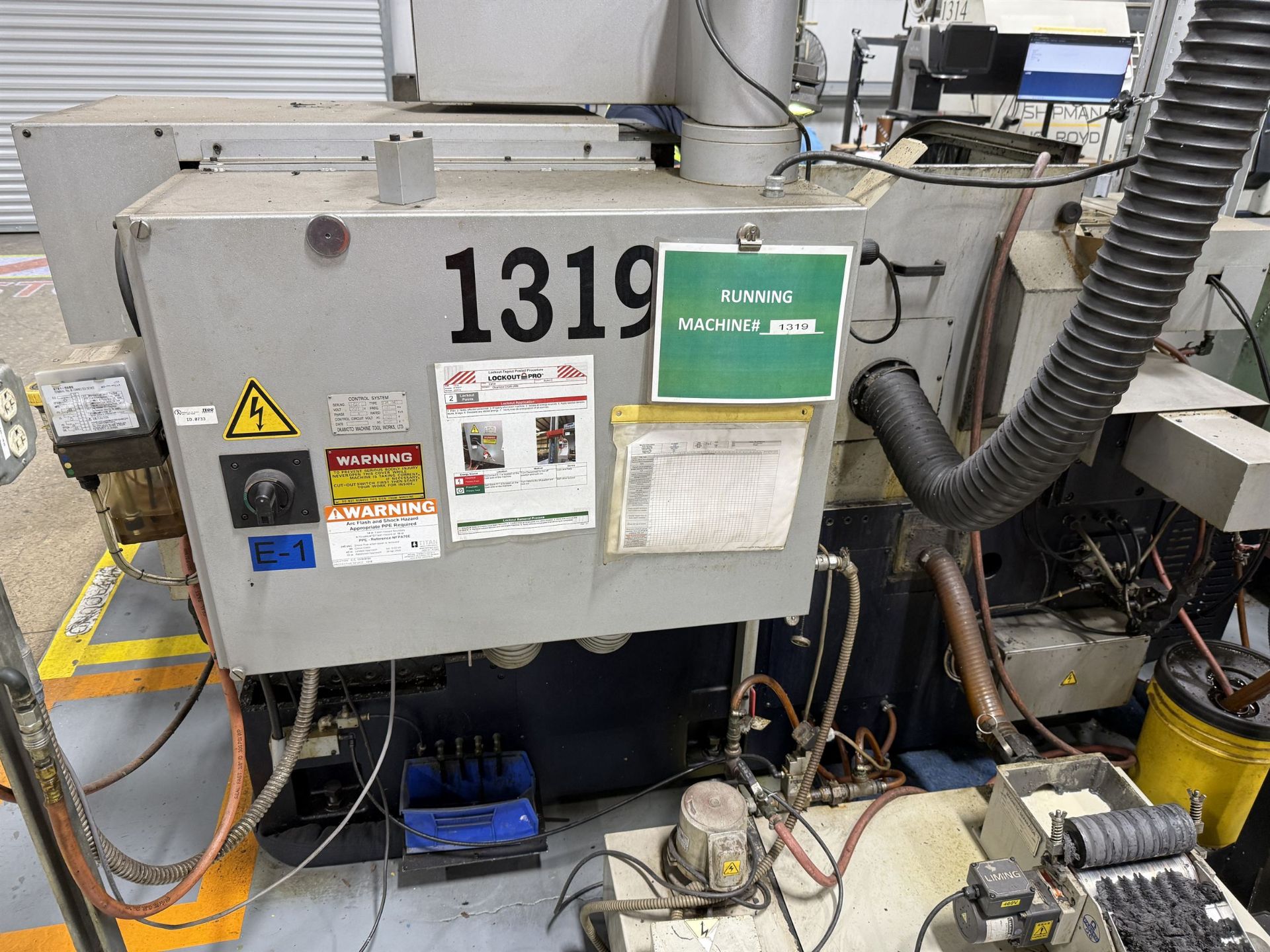 Okamoto IGM-2MB Internal Grinder, s/n 17025, w/ Okamoto Control, 24 ...