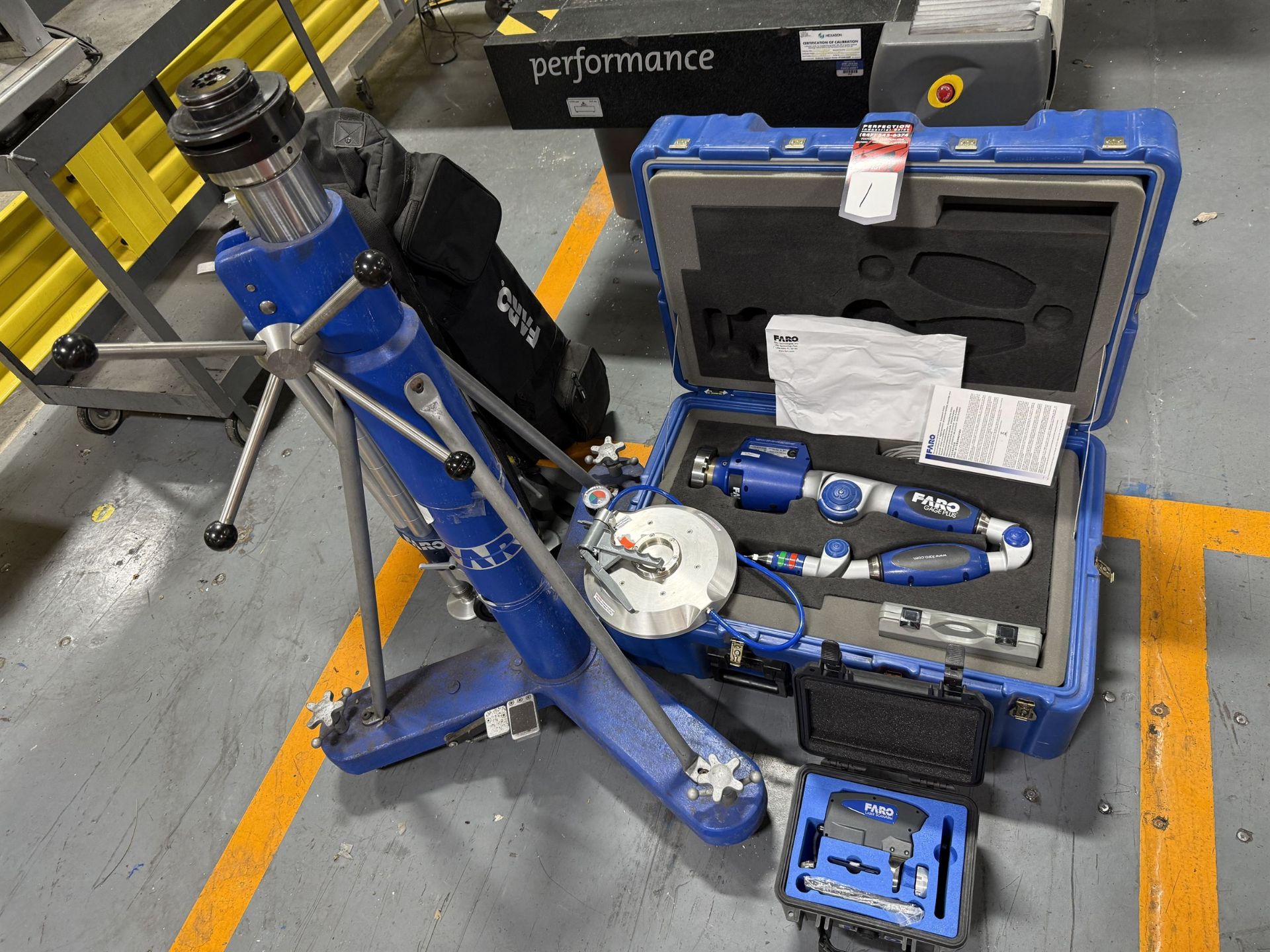 2021 Faro Gage Plus CMM Arm, s/n F04-02-04-02350, w/ Case, Suction ...