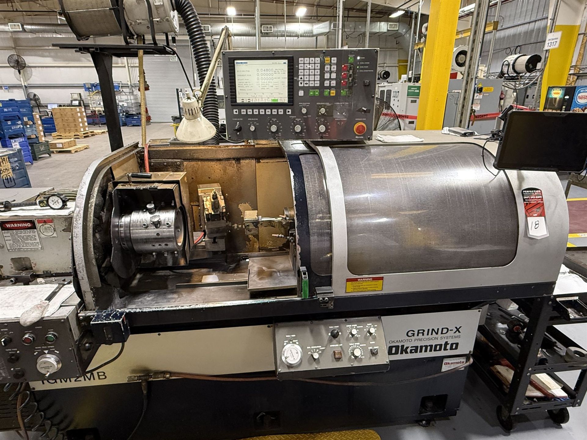 Okamoto IGM-2MB Internal Grinder, s/n 17024, w/ Okamoto Control, 24 ...