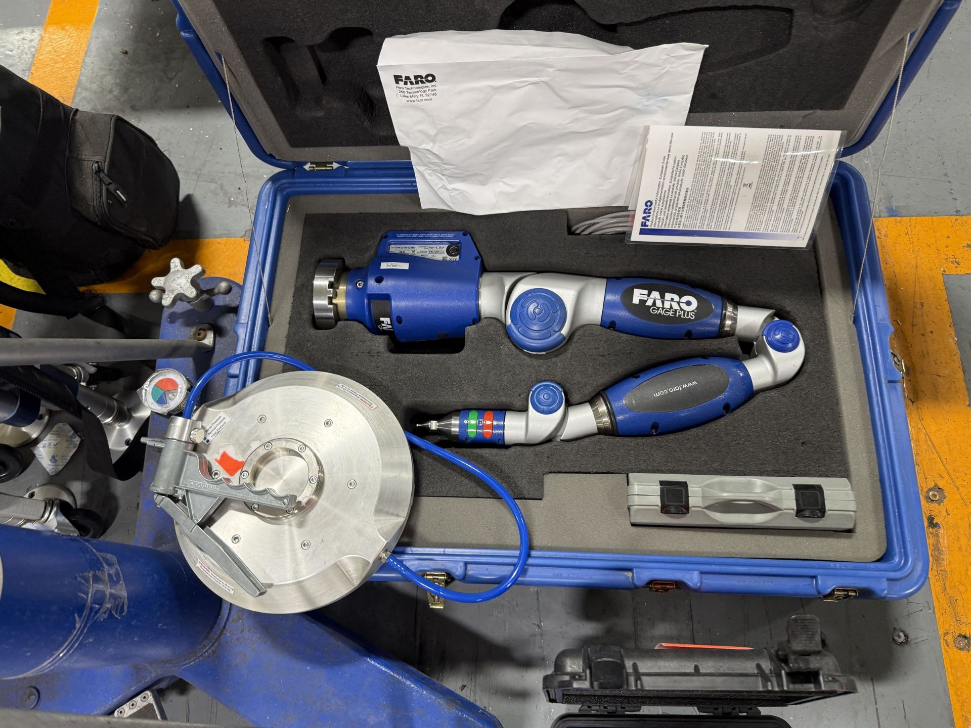 2021 Faro Gage Plus CMM Arm, s/n F04-02-04-02350, w/ Case, Suction ...