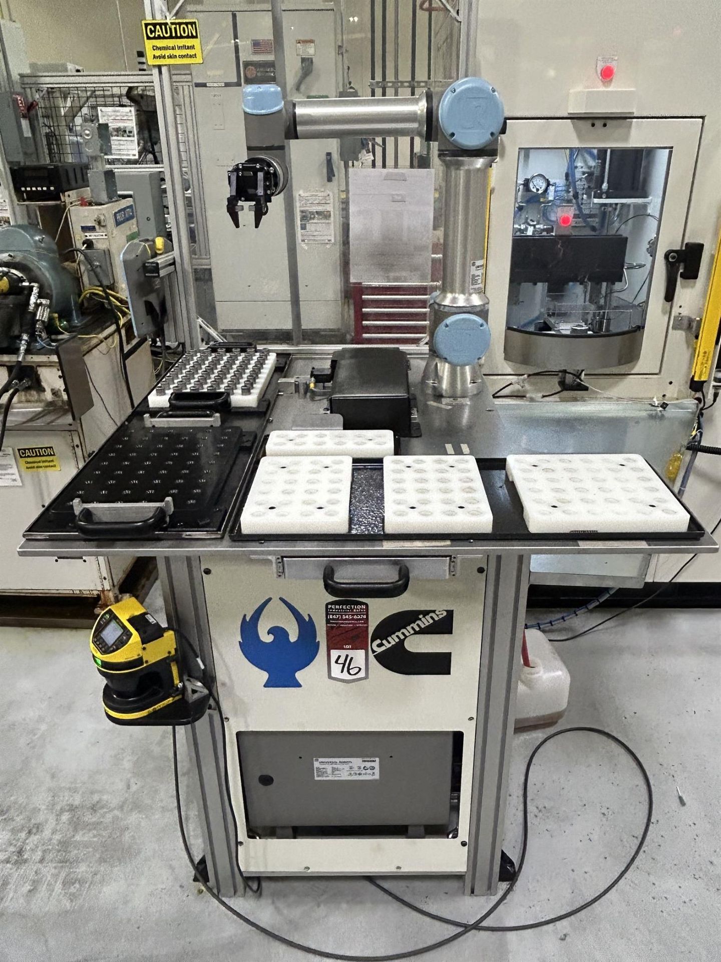 2021 UNIVERSAL ROBOTS UR5e CoBot & Stand, s/n 20215501881, w/ 2024 ...