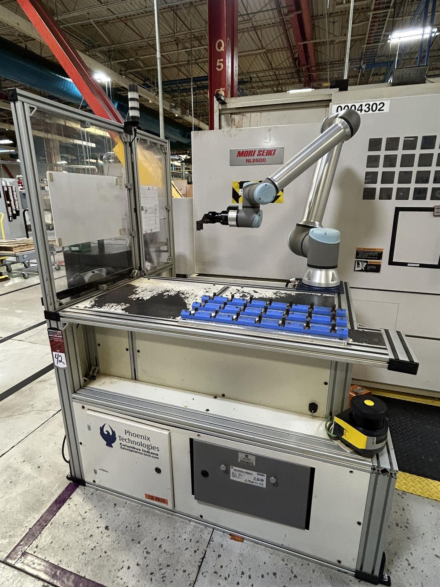 2020 UNIVERSAL ROBOTS UR10e CoBot & Stand, s/n 20205001025, w/ 2021 ...