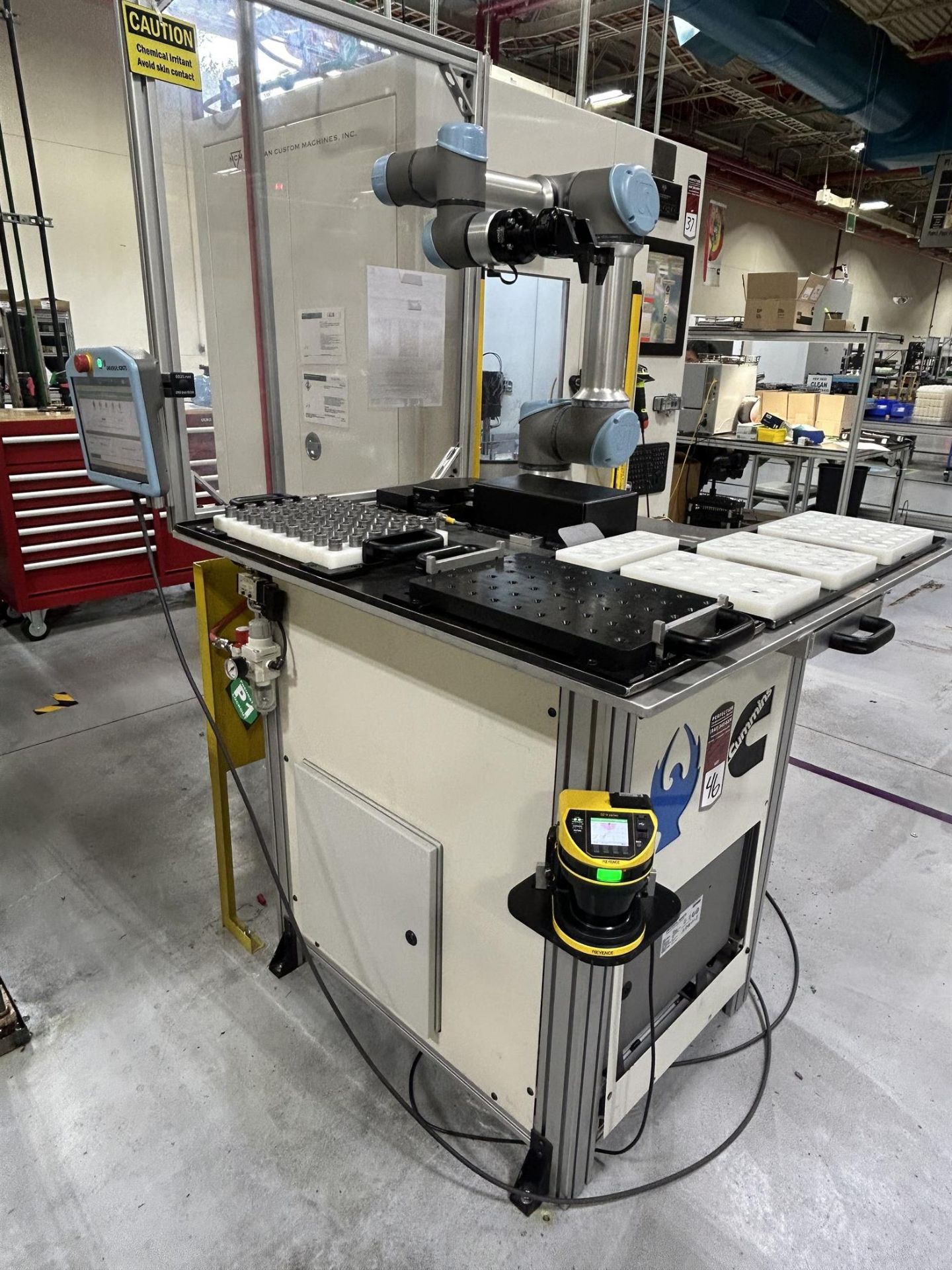 2021 UNIVERSAL ROBOTS UR5e CoBot & Stand, s/n 20215501881, w/ 2024 ...