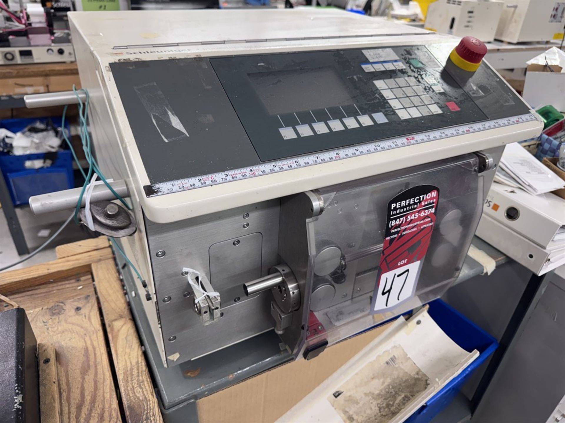 CUTTING LINE #4 SCHLEUNIGER Omnistrip 9400 Wire Cutting & Stripping ...