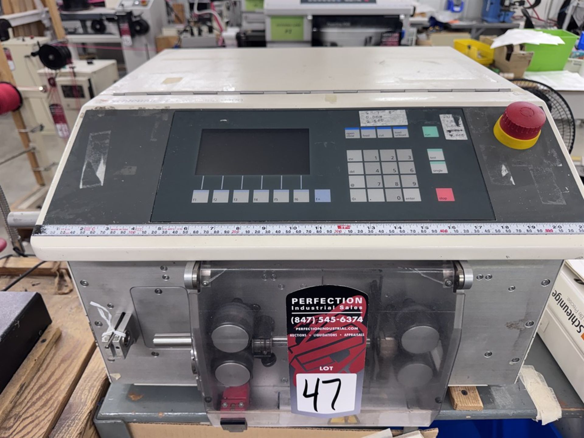 CUTTING LINE #4 SCHLEUNIGER Omnistrip 9400 Wire Cutting & Stripping ...
