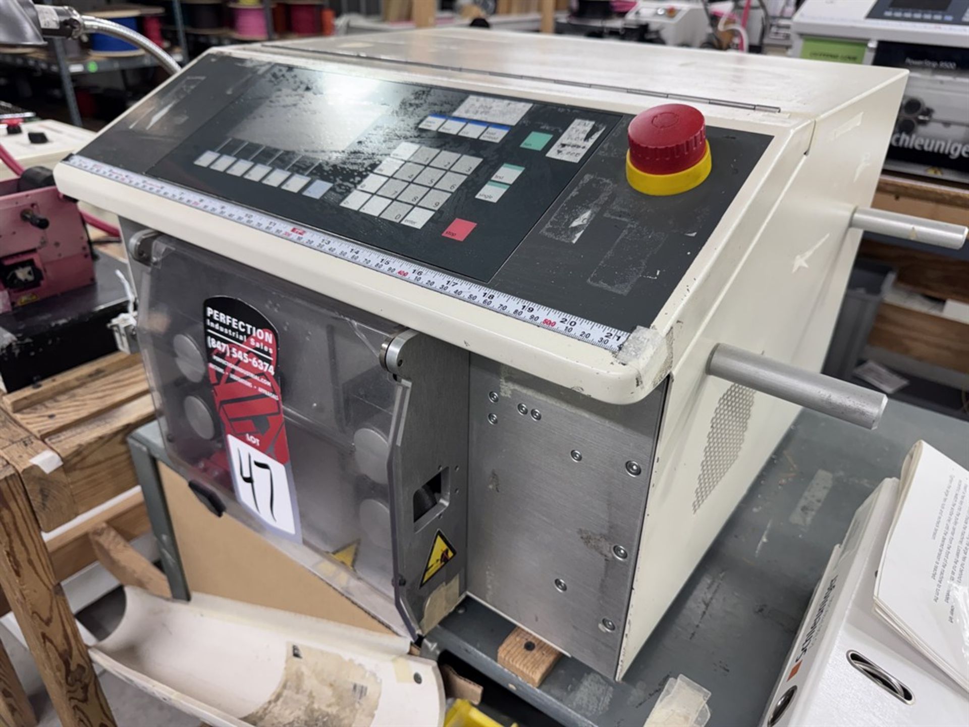 CUTTING LINE #4 SCHLEUNIGER Omnistrip 9400 Wire Cutting & Stripping ...