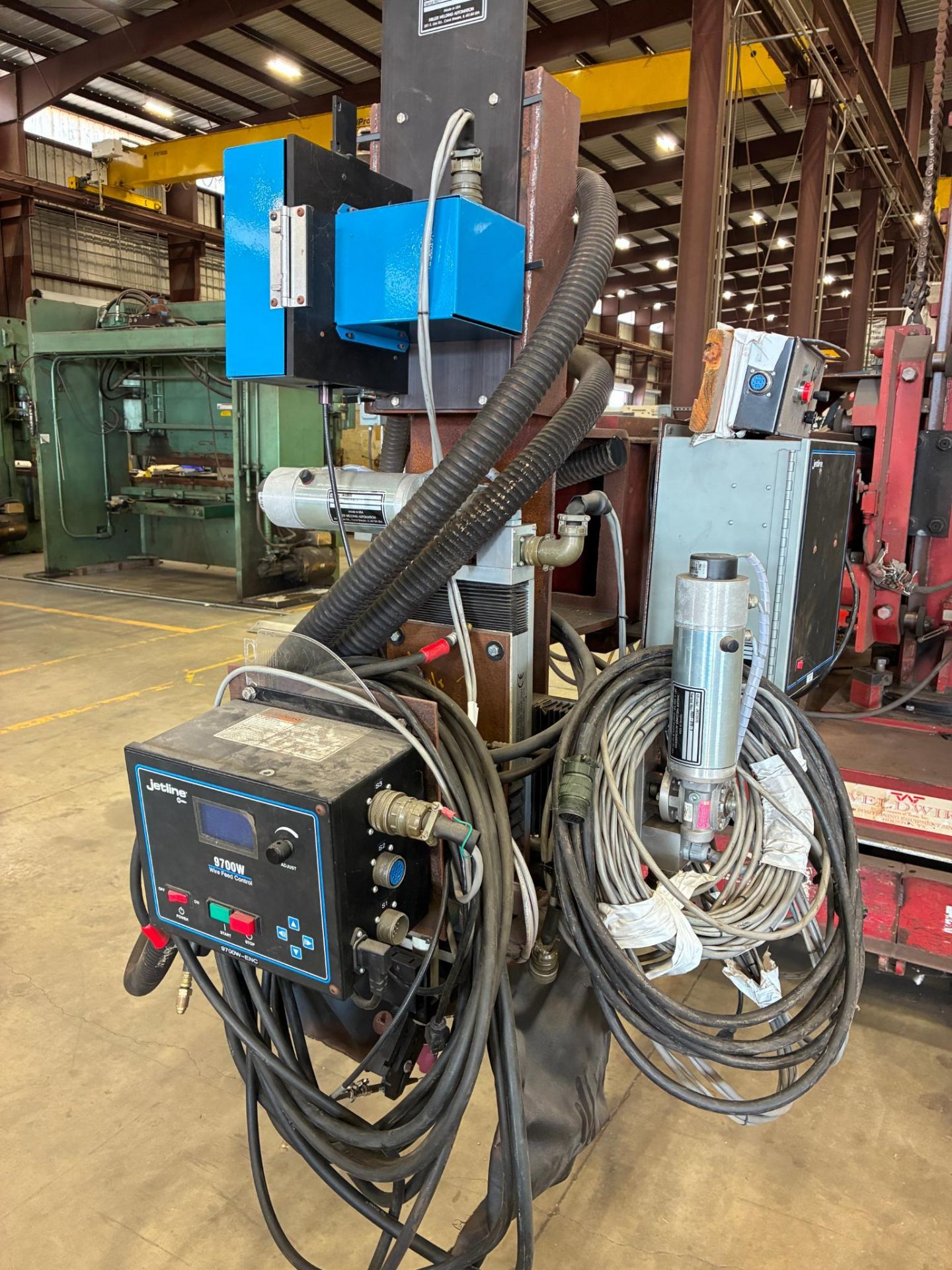 PORTABLE SUB ARC MANIPULATOR, 14' X 14' WELDWIRE MDL. WEM148-SD, (2 ...