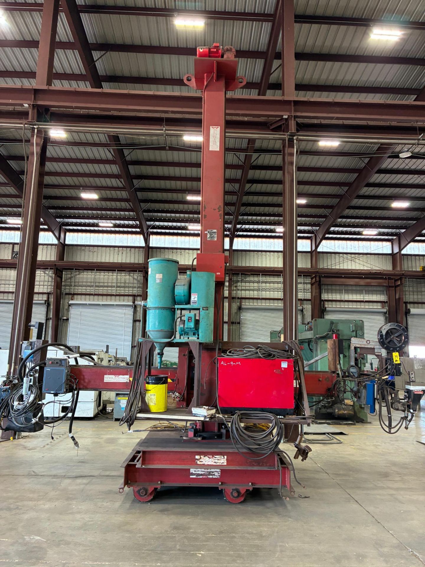 PORTABLE SUB ARC MANIPULATOR, 14' X 14' WELDWIRE MDL. WEM148-SD, (2 ...