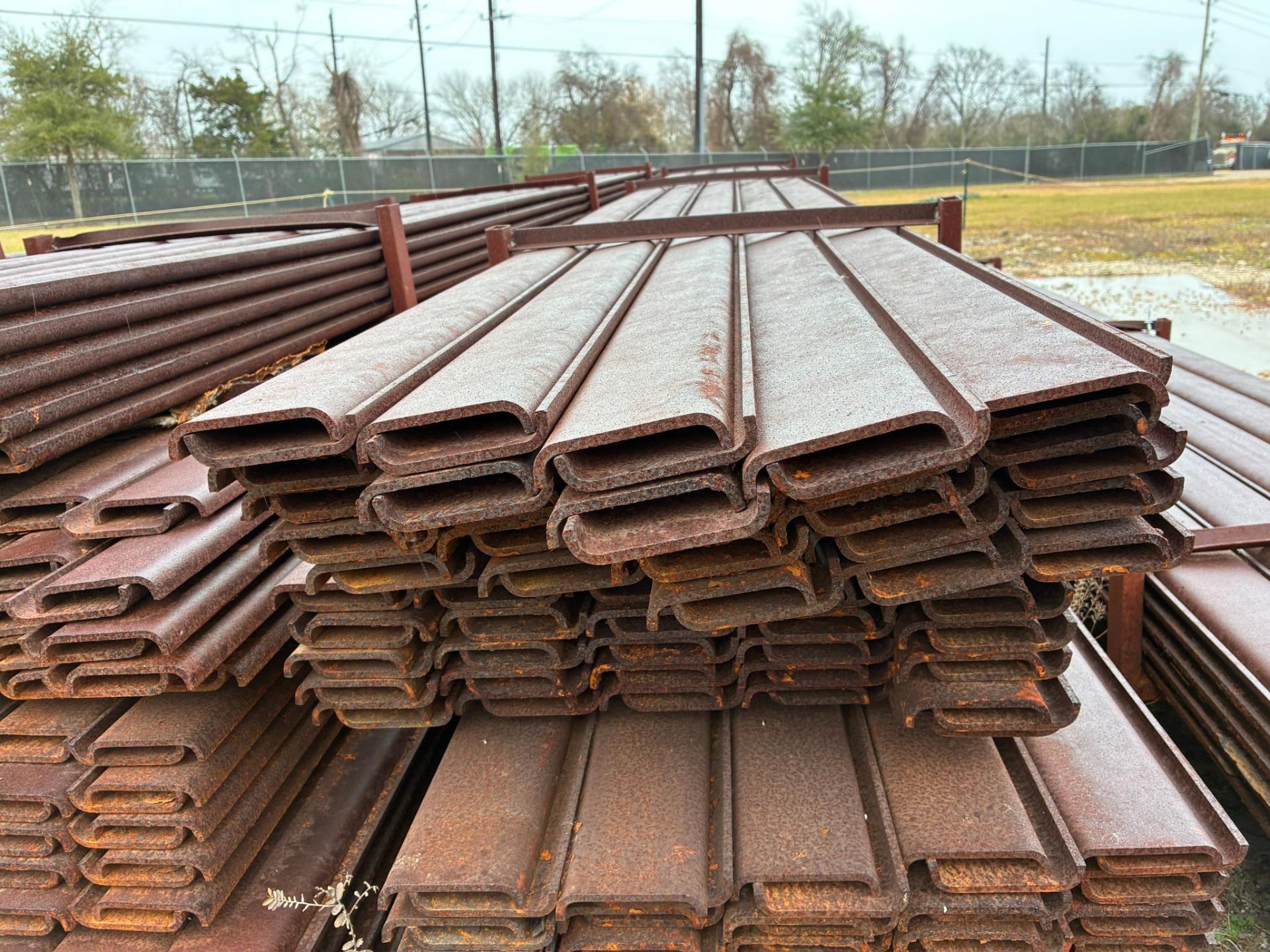 LOT OF RAW MATERIAL, RING, RHW, CS, 101-5/8" OD x 4" x 1/4" thk ...