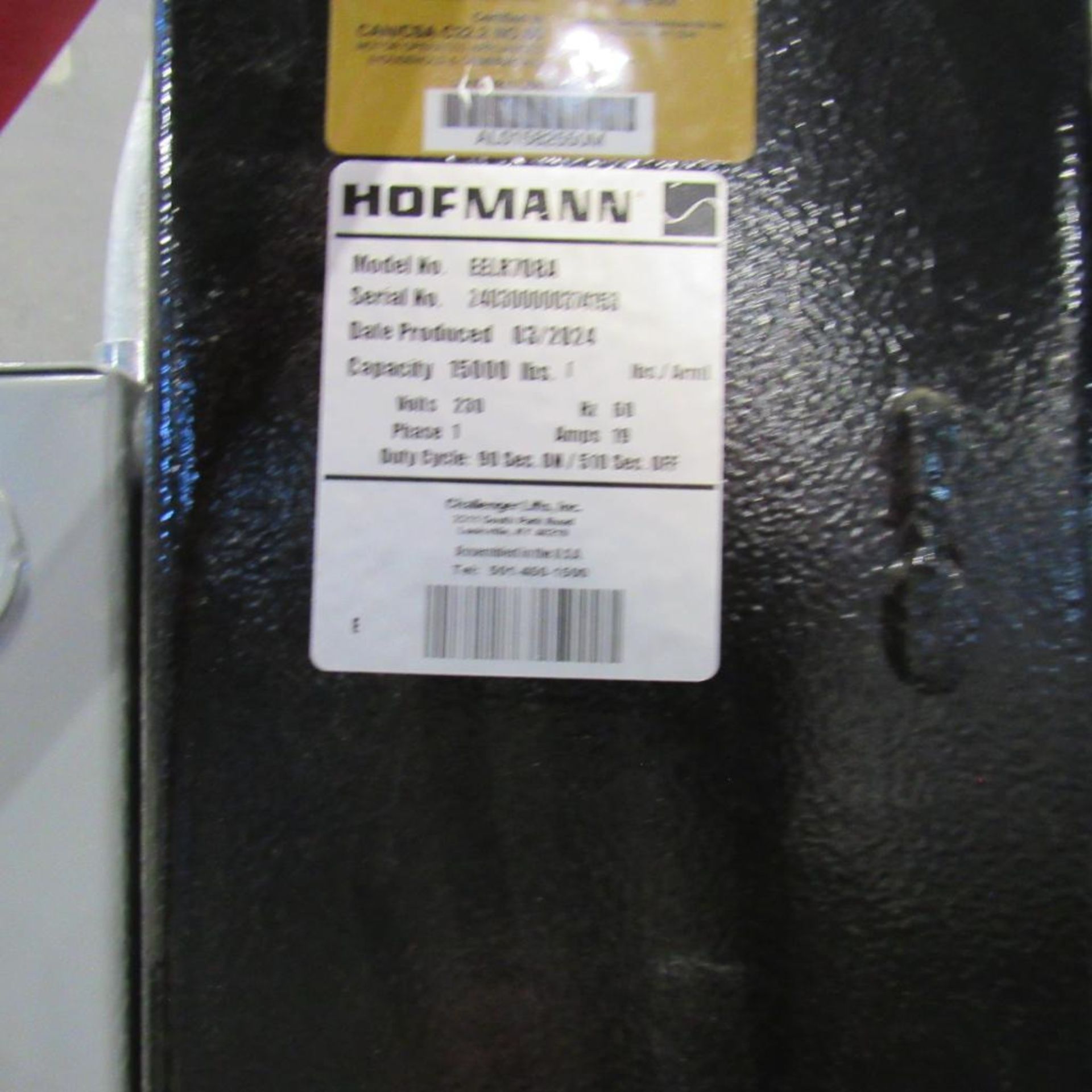 LOT: 2024 Hoffman EELR708A 15,000 Lb. Capacity 4-Post Alignment Vehicle ...