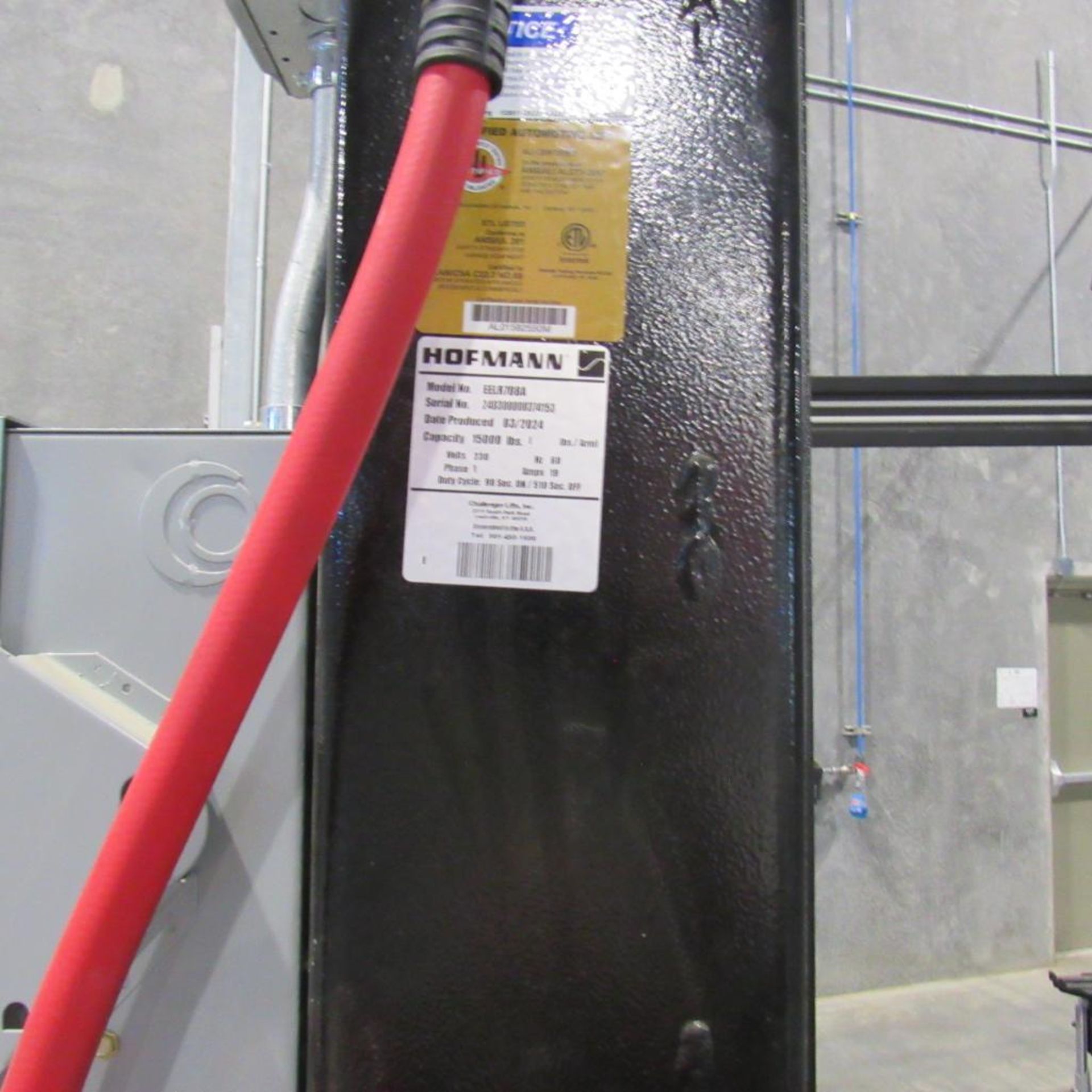 LOT: 2024 Hoffman EELR708A 15,000 Lb. Capacity 4-Post Alignment Vehicle ...