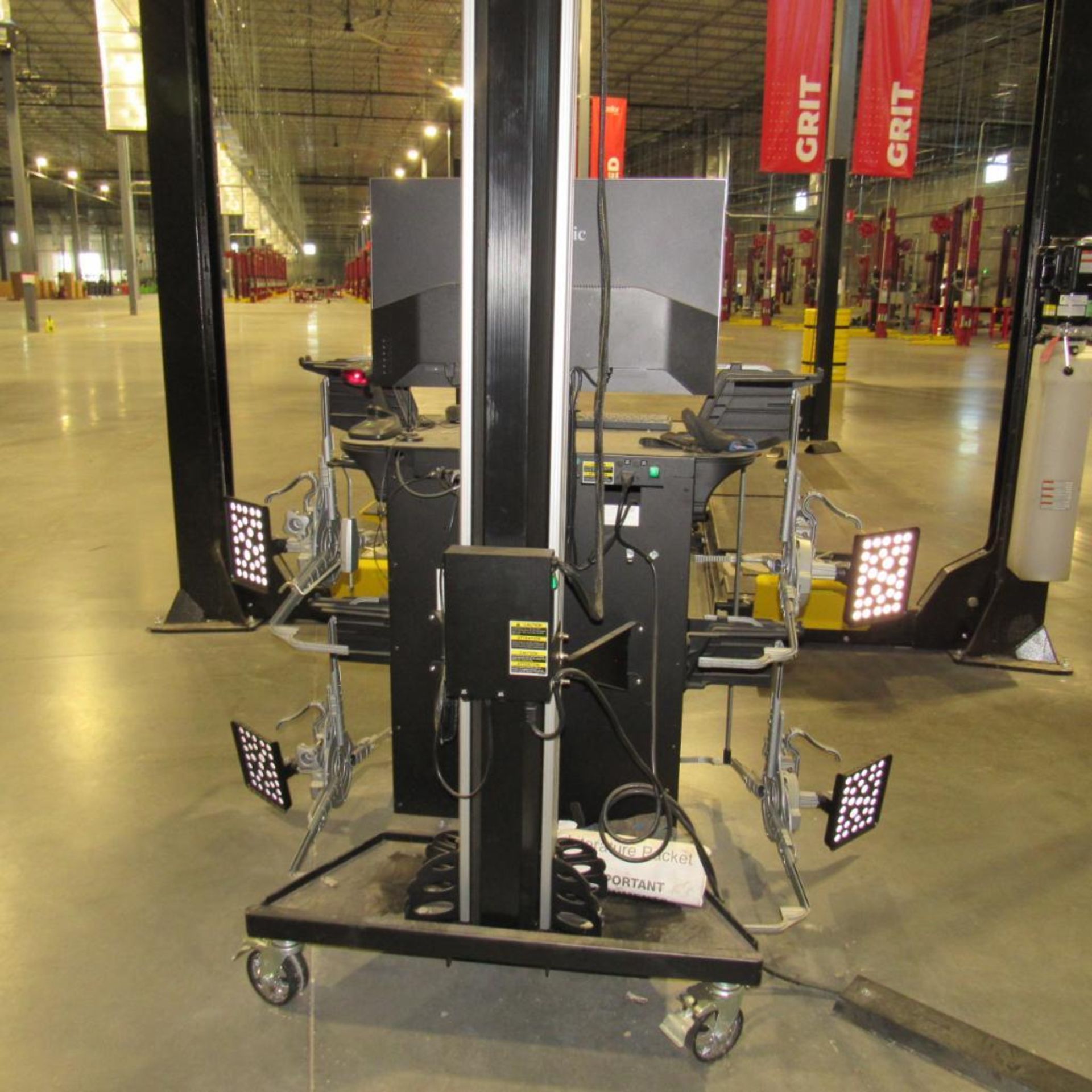 LOT: 2024 Hoffman EELR708A 15,000 Lb. Capacity 4-Post Alignment Vehicle ...